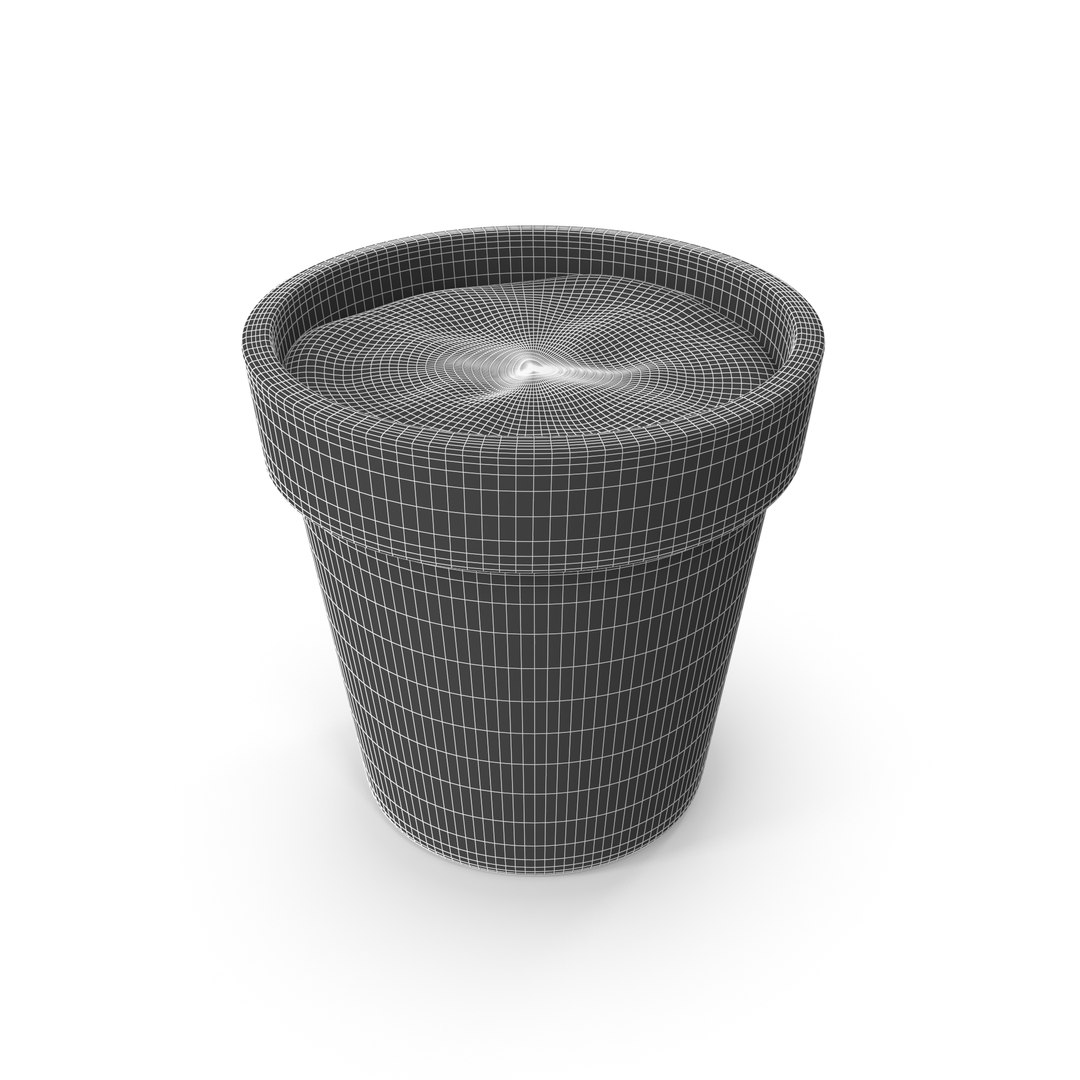3D Model Plant Pot With Soil - TurboSquid 2197203