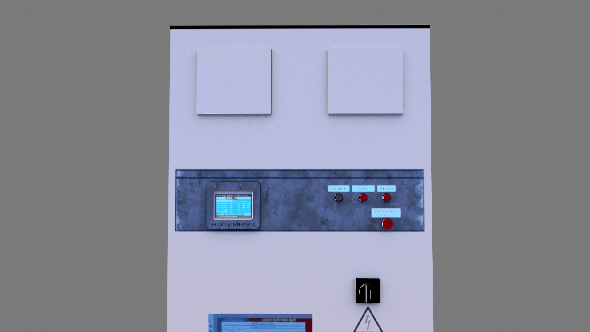 Control Panel 3D Model - TurboSquid 2327392