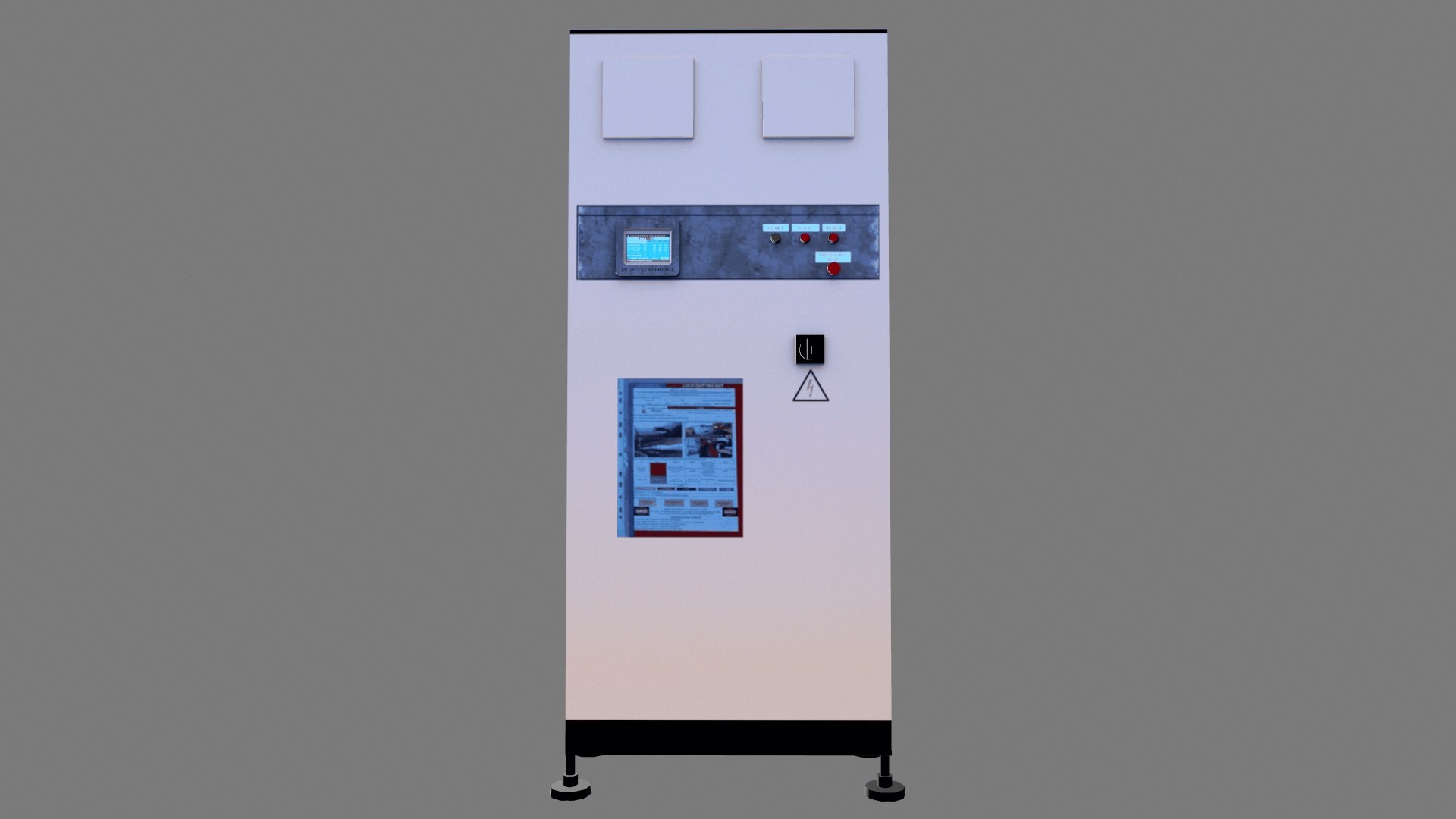 Control Panel 3D Model - TurboSquid 2327392