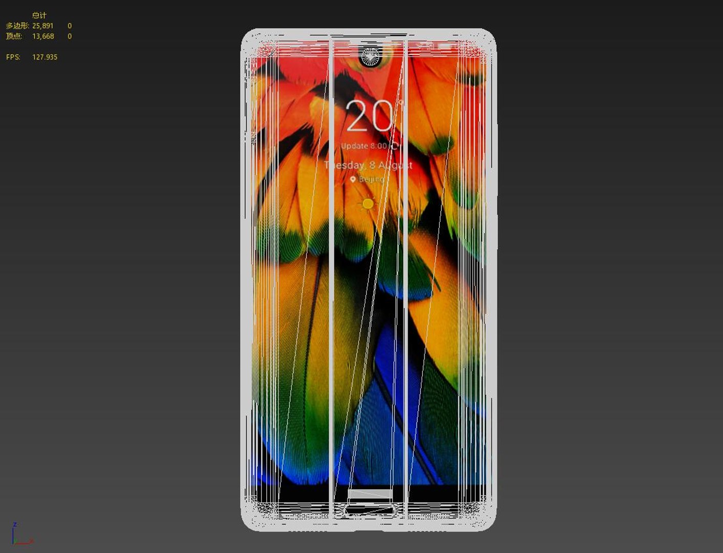 3D Sharp Aquos S2 Phone - TurboSquid 1535926