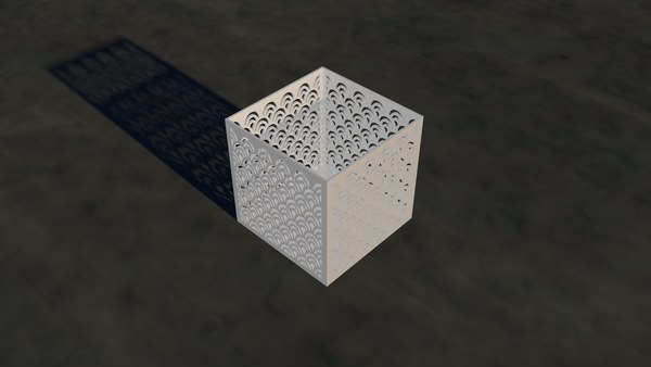 Patterned box 3D model - TurboSquid 1823815