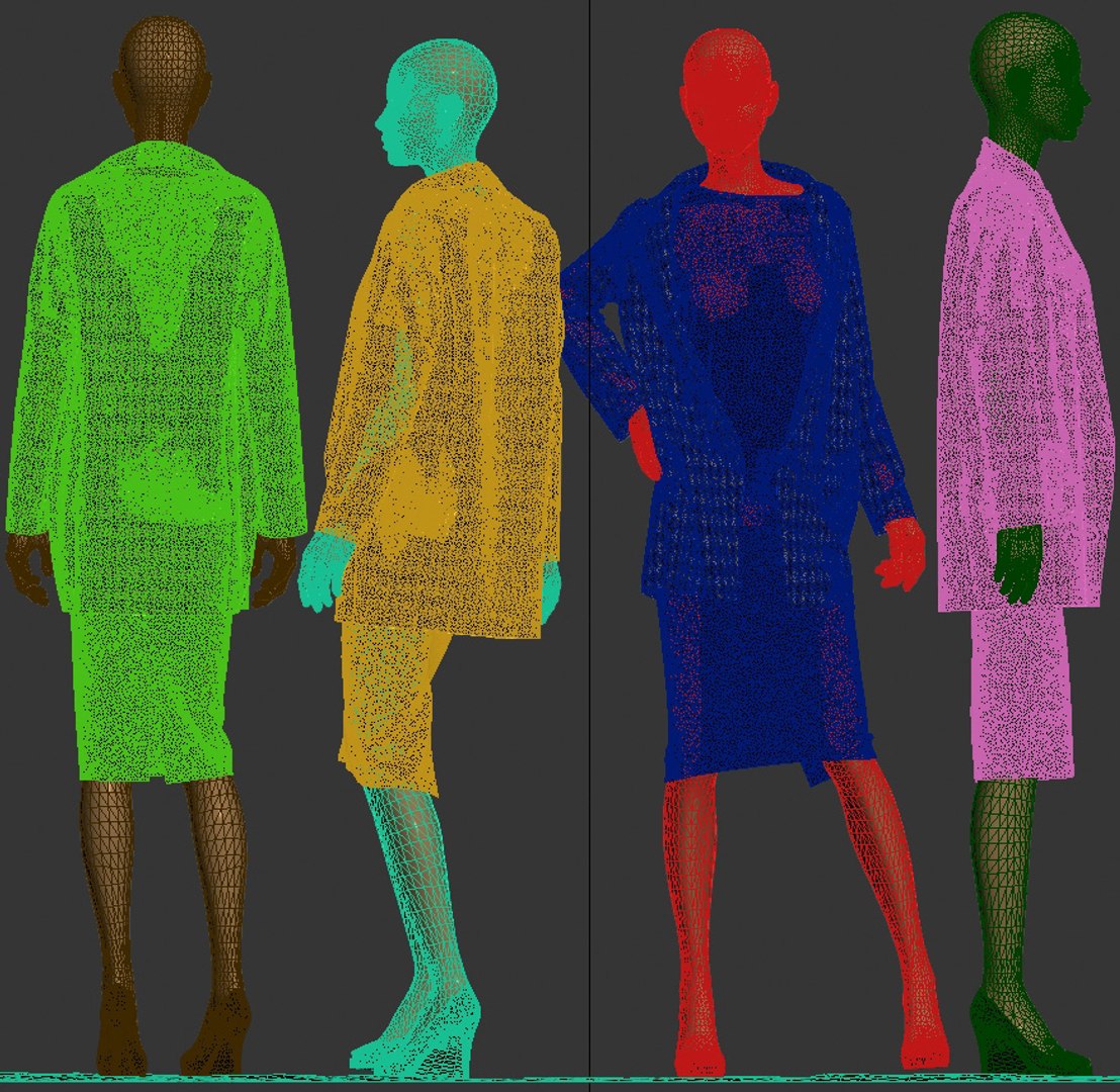 woman mannequin 3d max