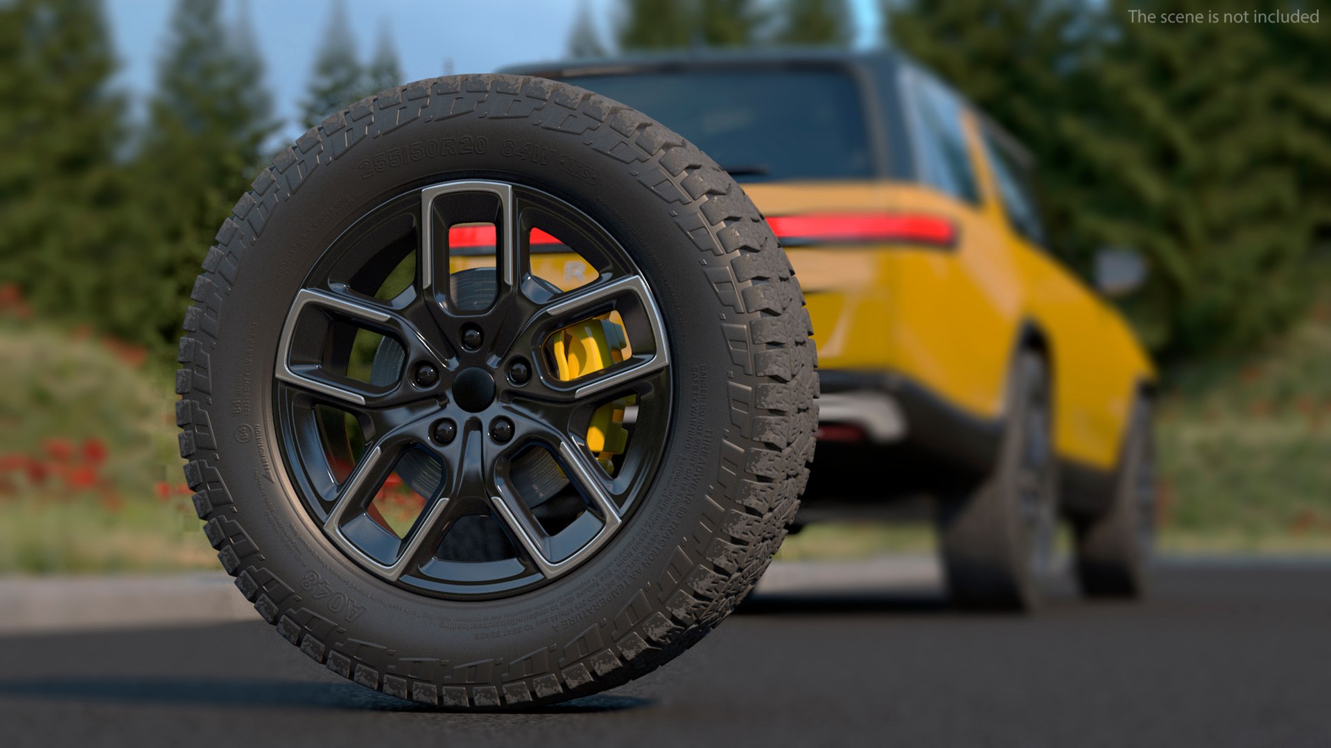 3D Off Road Wheel Model - TurboSquid 2137742