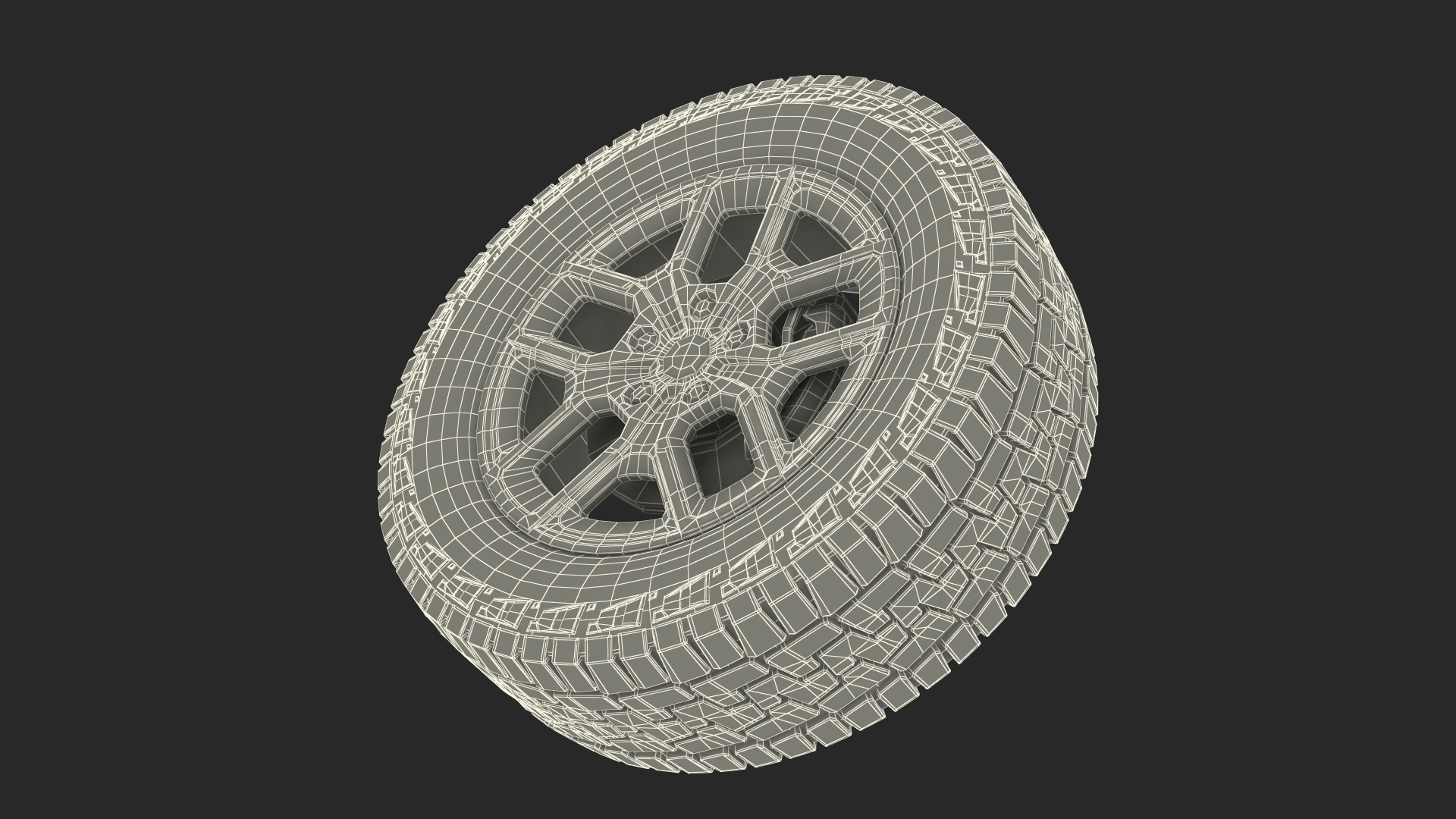 3D Off Road Wheel Model - TurboSquid 2137742