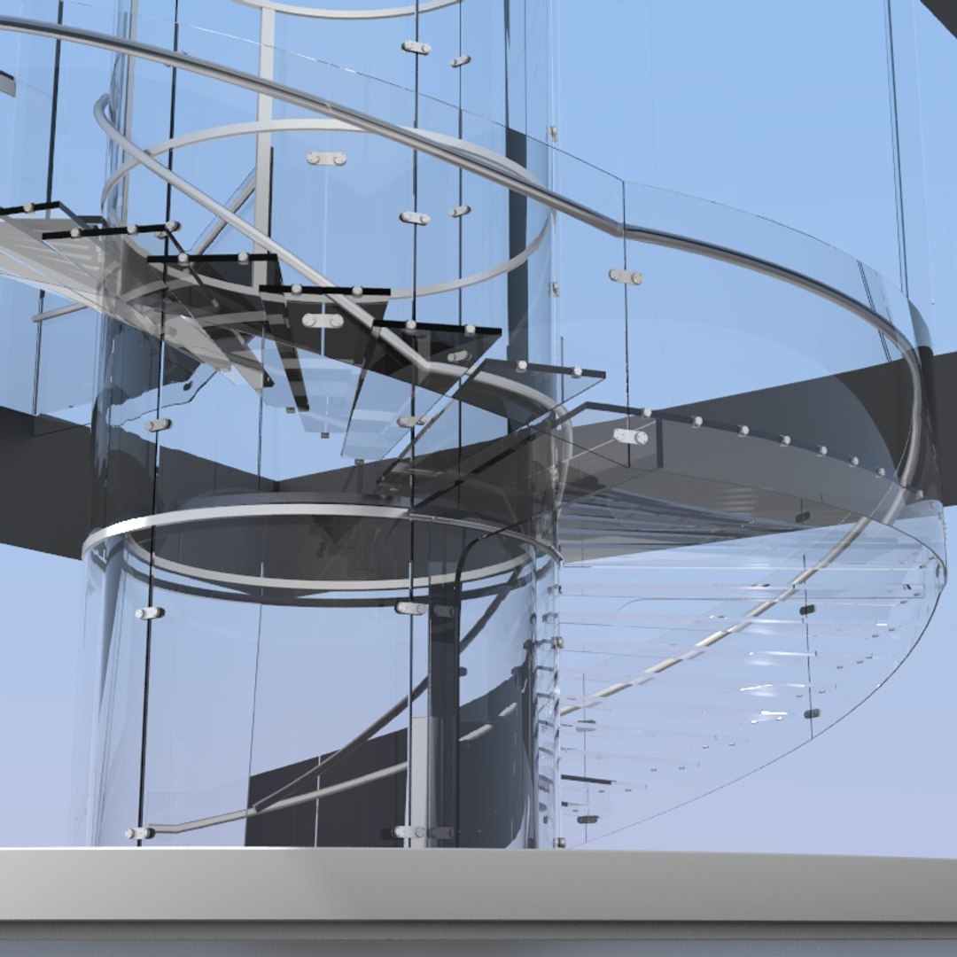 3dsmax Glass Cube Entrance Apple