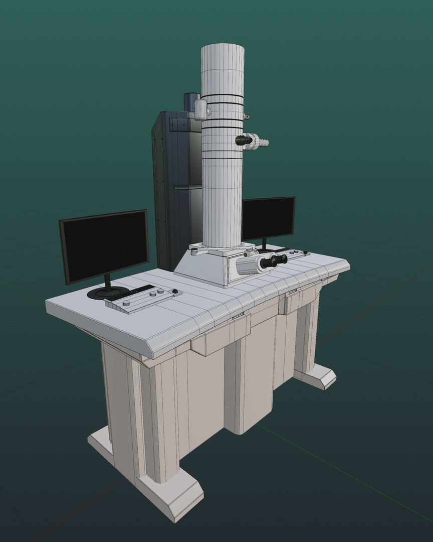 Electron MicroscopeOBJ 3D Model - TurboSquid 1858973