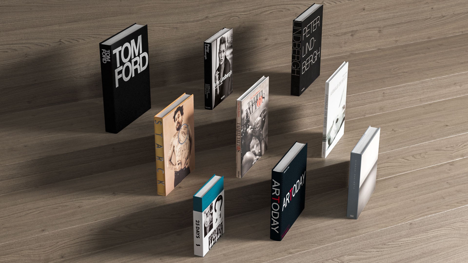 Elegant Photographic Books Collection 01 Model - TurboSquid 1948242