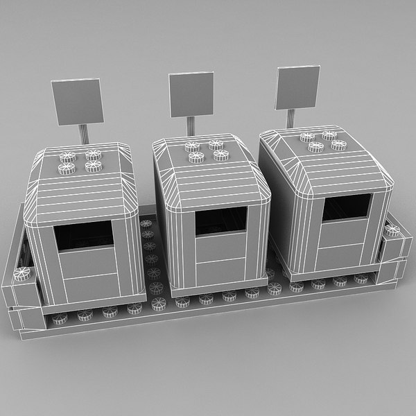 3ds max lego recycling truck