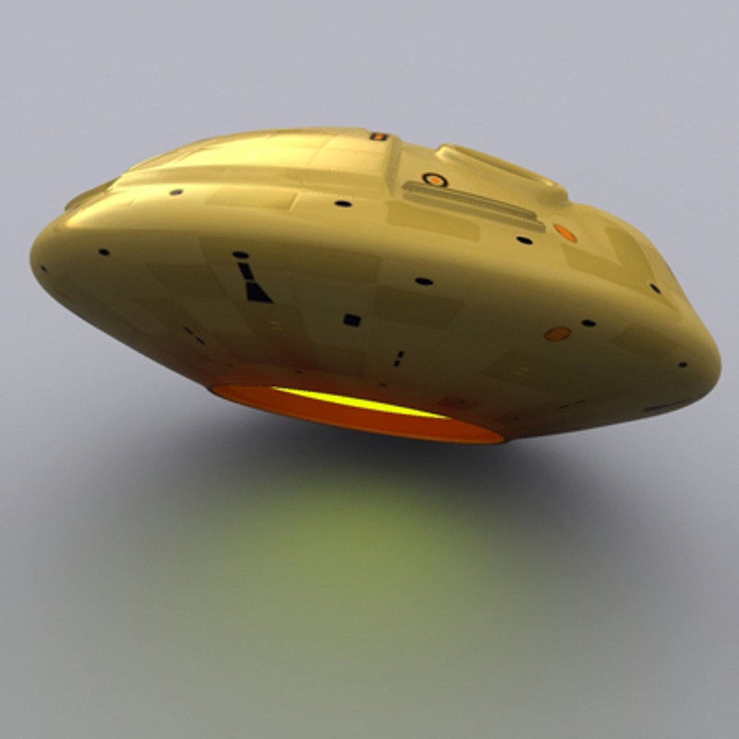 3d Model Of Sporty Ufo