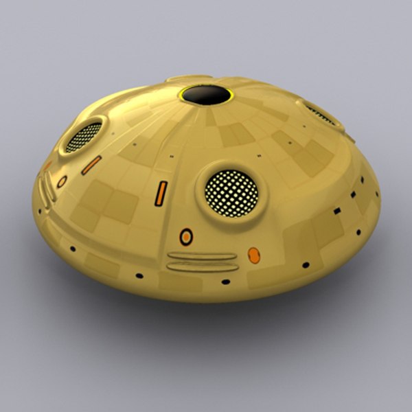 3d model of sporty ufo