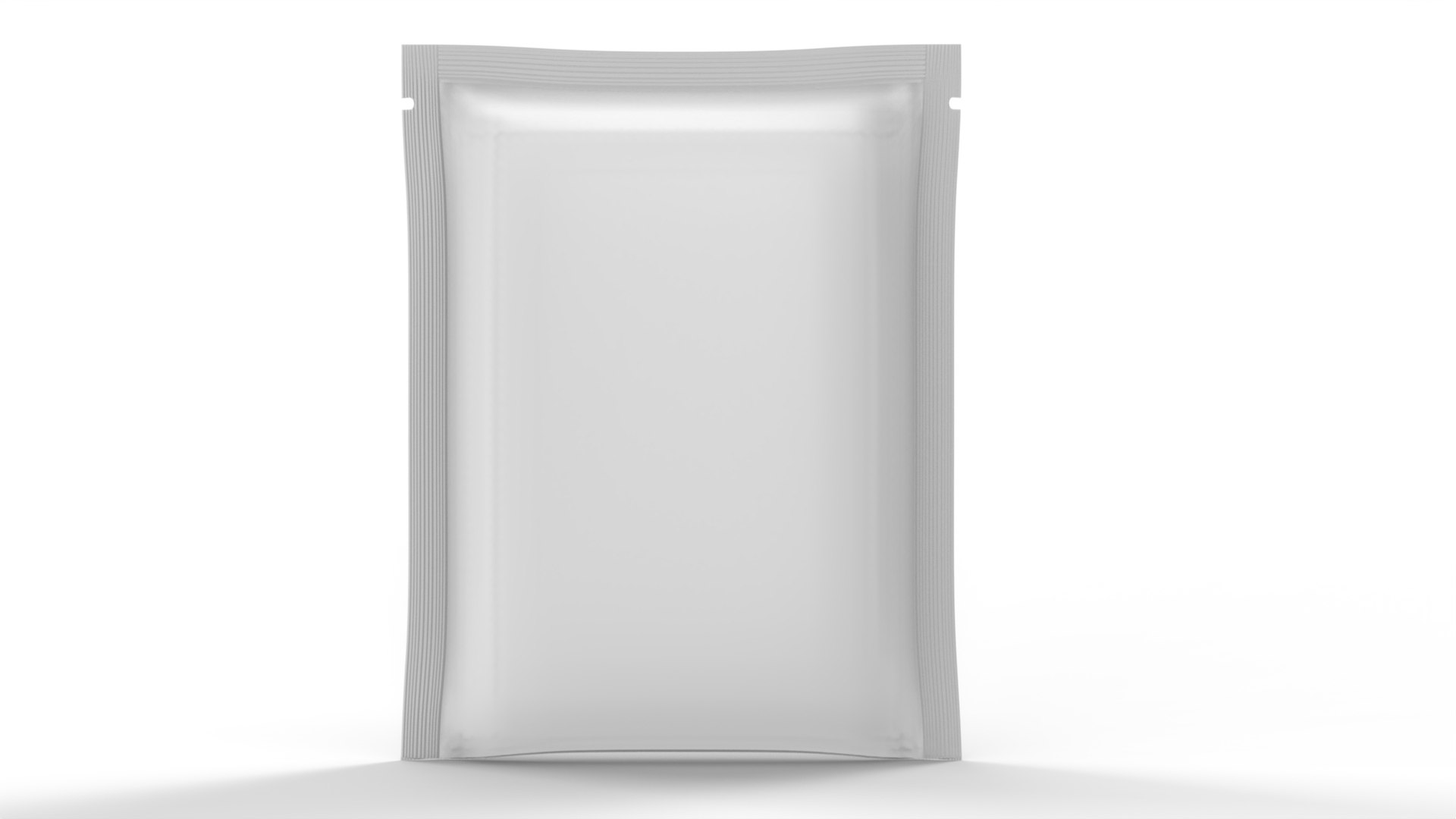 Sachet 130x180mm - 3 Seals Packaging Mockup 3D - TurboSquid 2227280