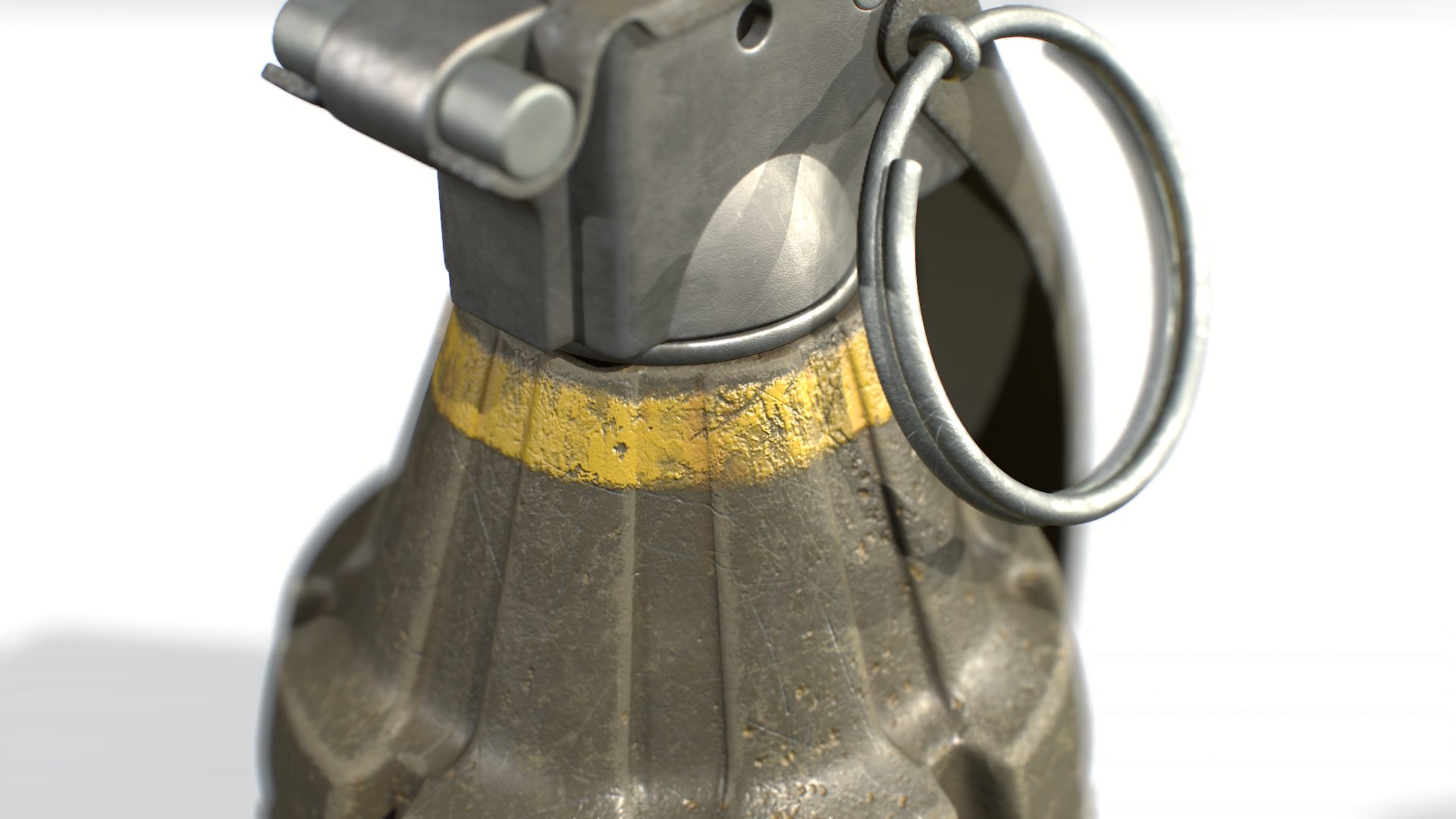 3D Model American Frag Hand Grenade - TurboSquid 1393719