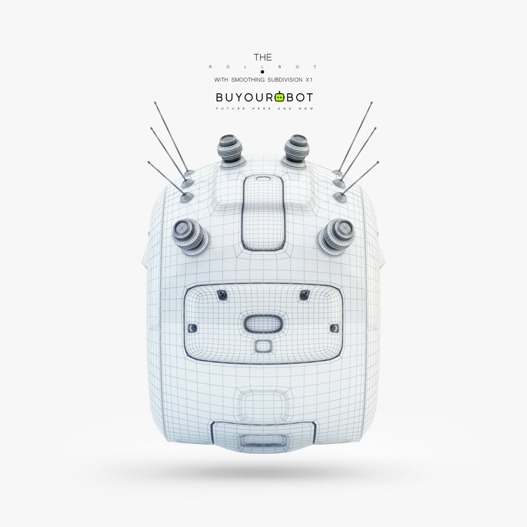 3D Cute Rolling Bot Toy Model - TurboSquid 1473304