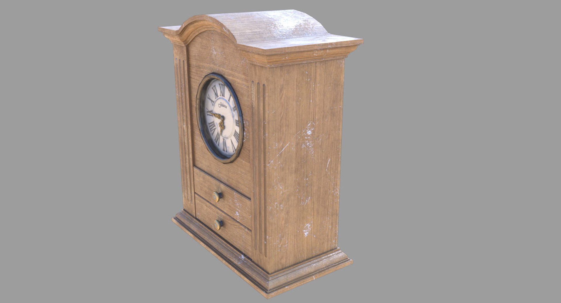 3D Antique Clock - TurboSquid 1320970