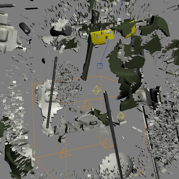 f1 fragmentation grenade frag 3d max