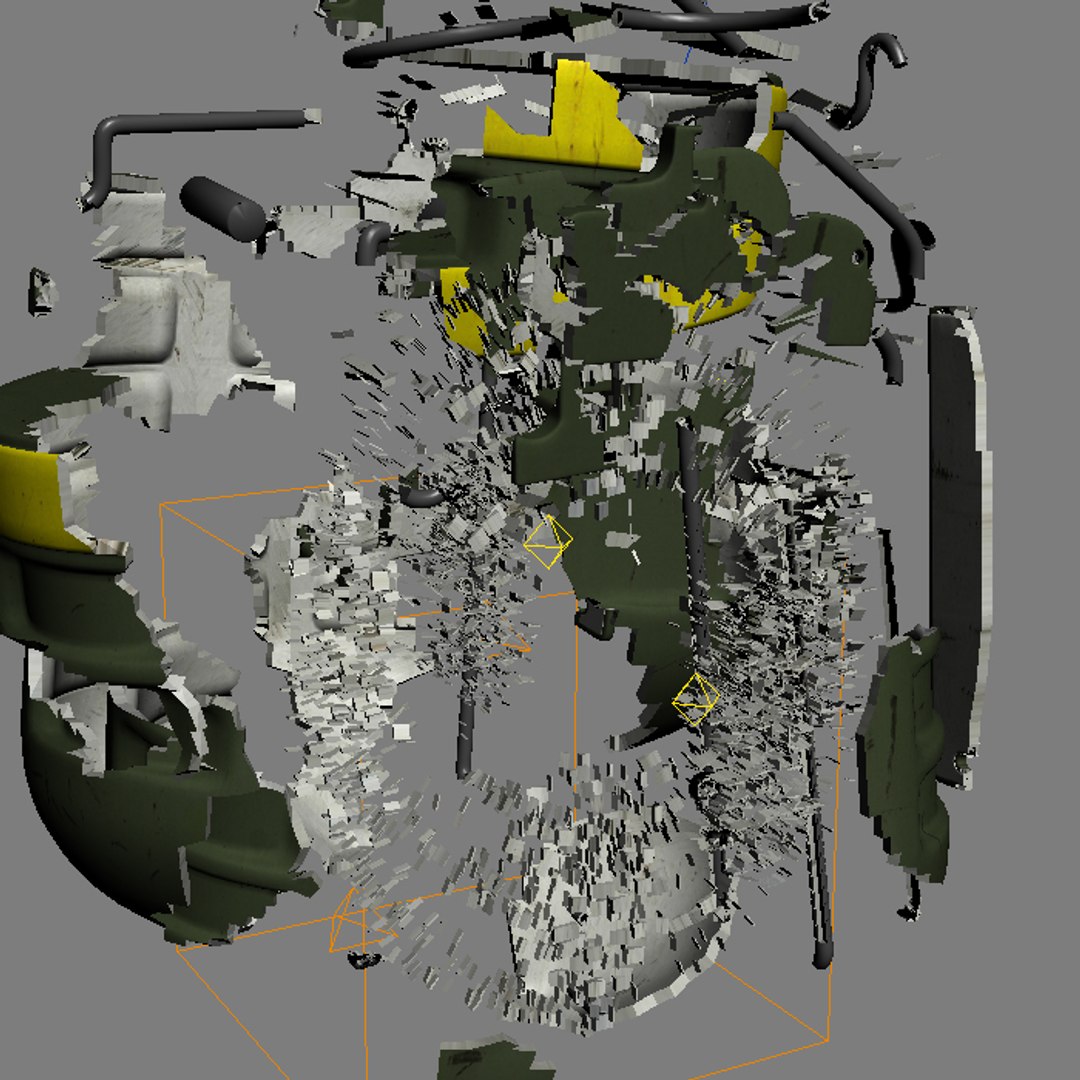 F1 Fragmentation Grenade Frag 3d Max