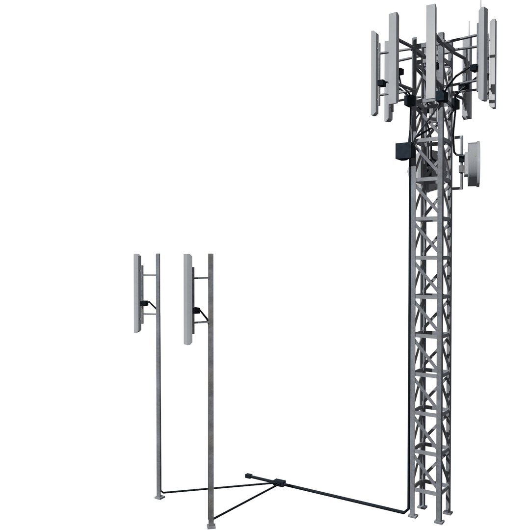 base station m-01 3d model