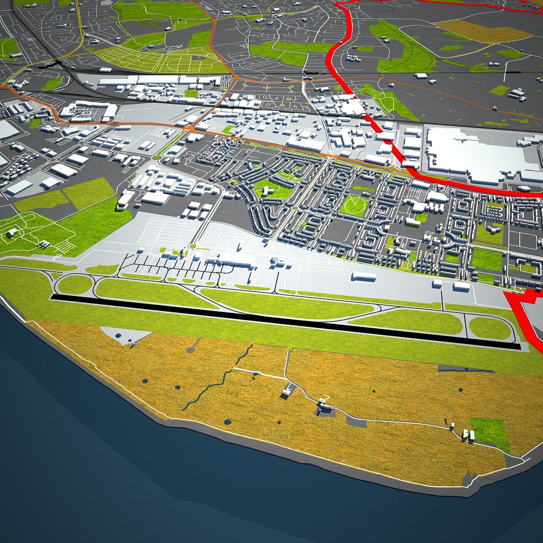 3D Liverpool Skyline Model - TurboSquid 1447989