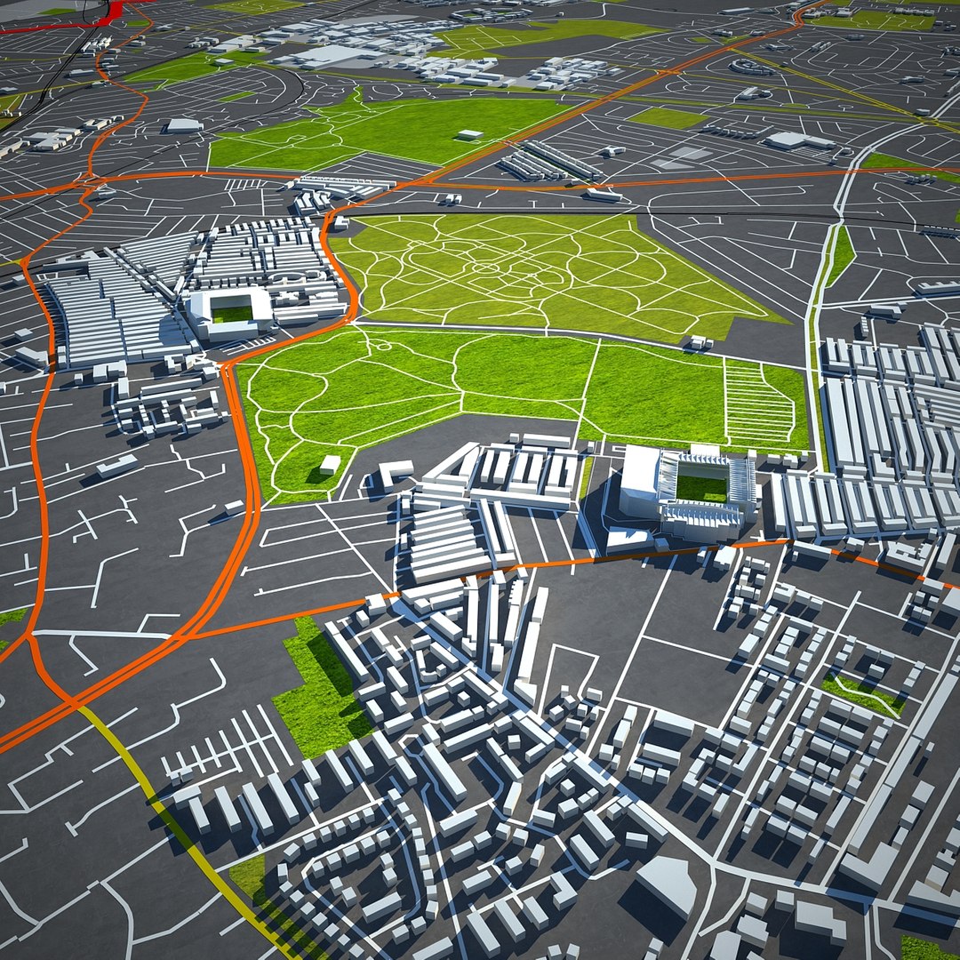 3D Liverpool Skyline Model - TurboSquid 1447989