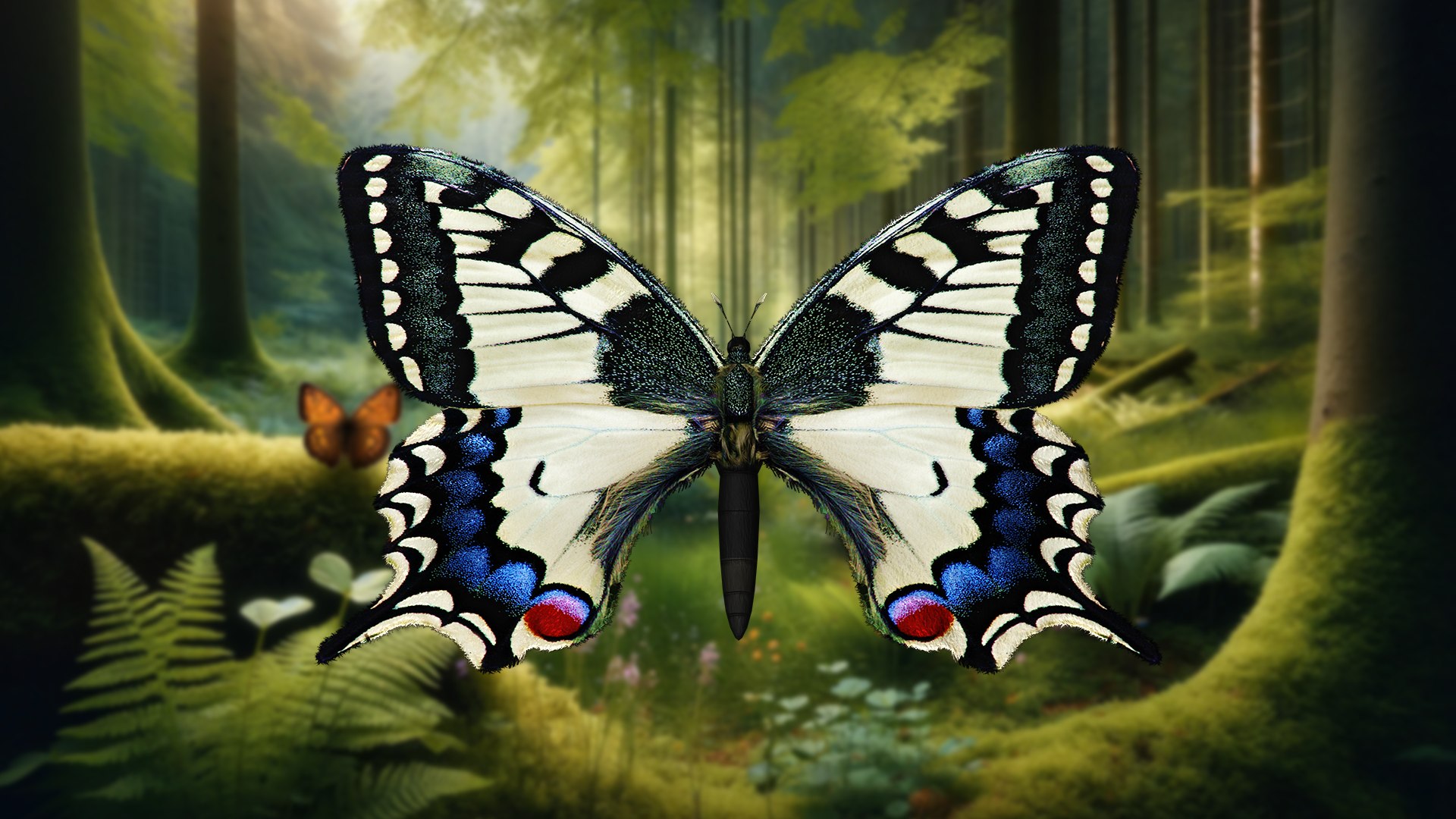 Winged Elegance 3D Butterfly Model Low-poly 3D Model Model - TurboSquid ...