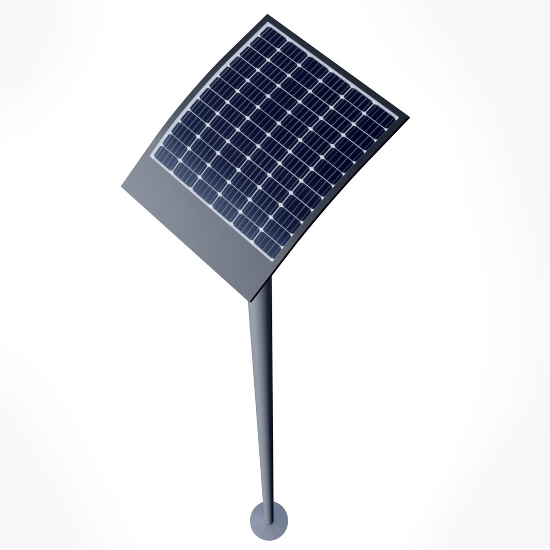 Solar Lamp Post 3D - TurboSquid 1597985