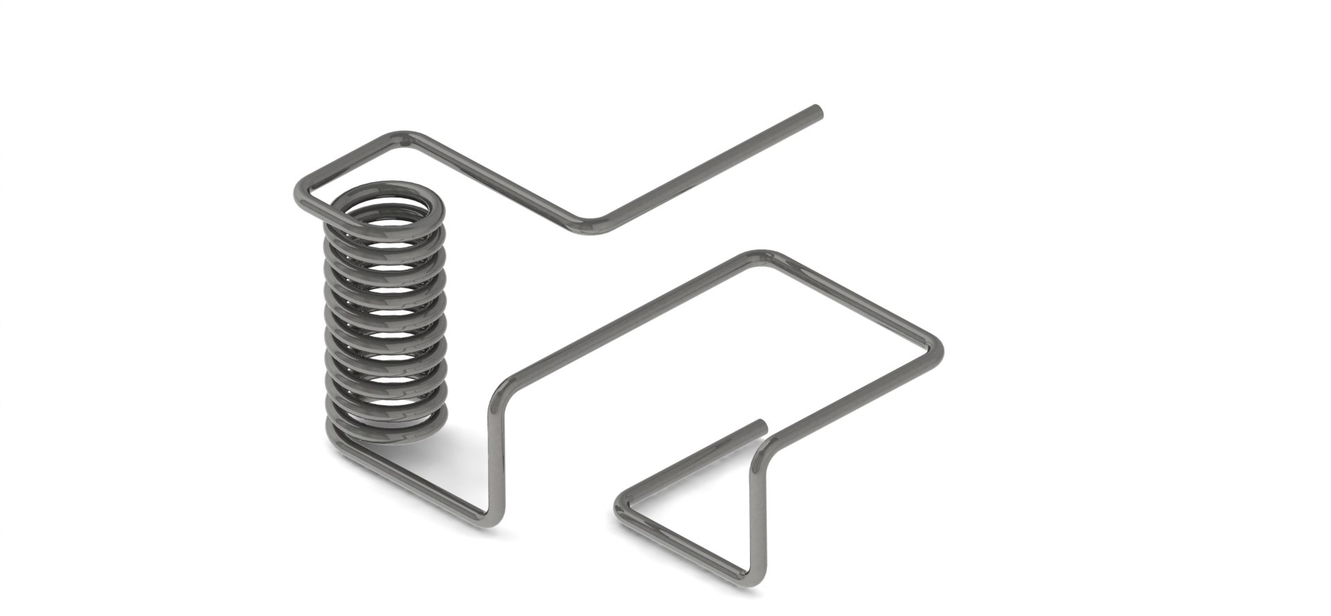 3D Curved Spring - TurboSquid 1567717