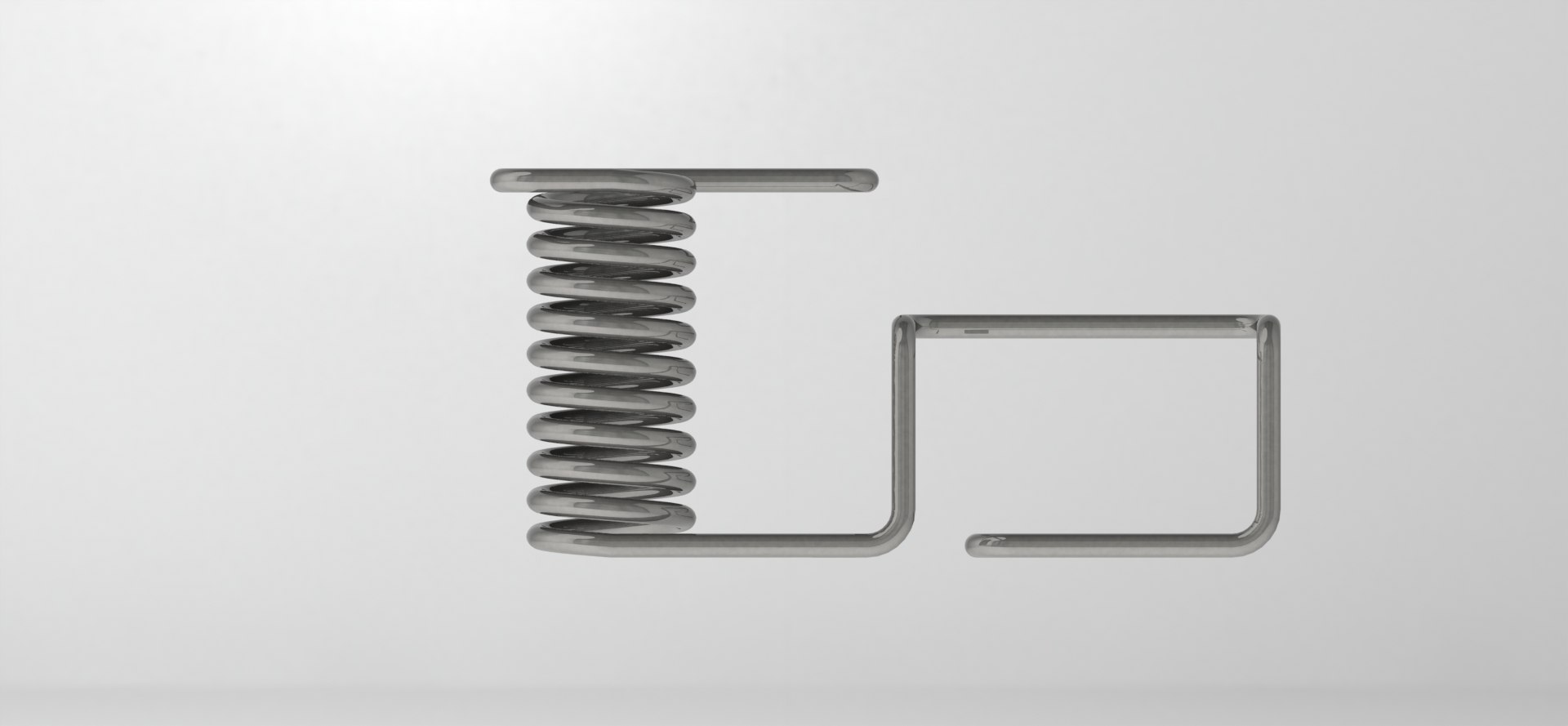 3D Curved Spring - TurboSquid 1567717