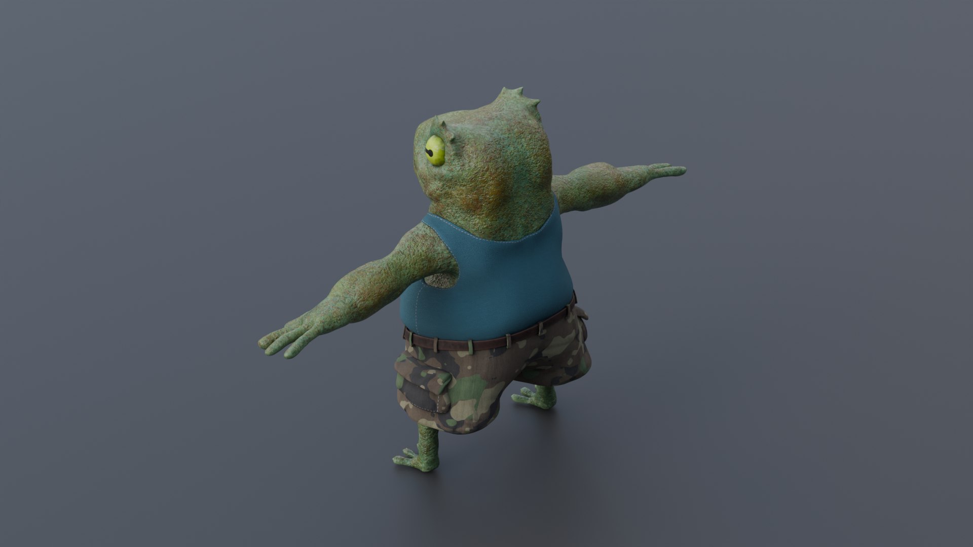 3D Frog Boy Character - TurboSquid 2335709