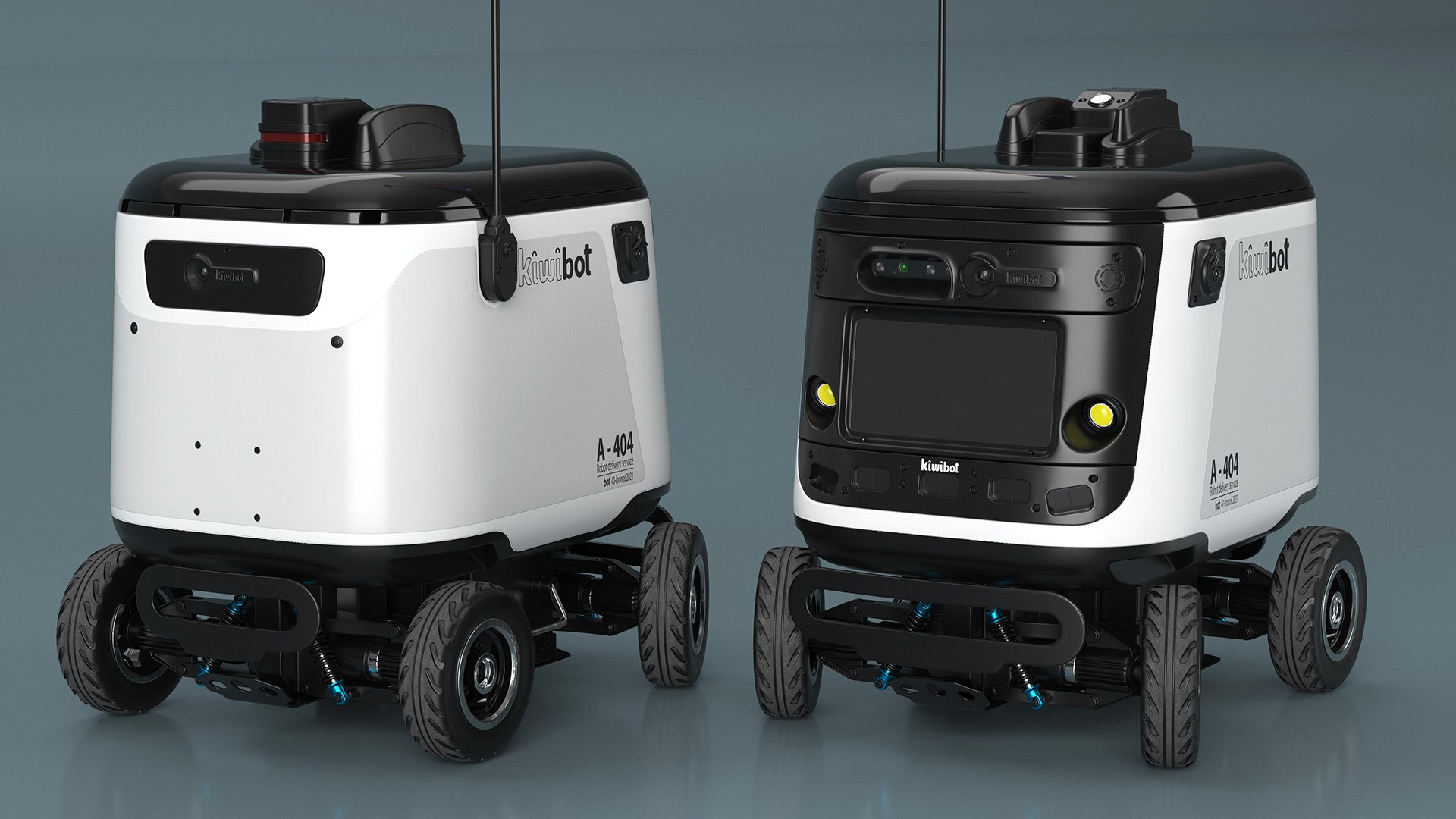 3D Model Powered Off Delivery Robot Kiwibot White - TurboSquid 2256026