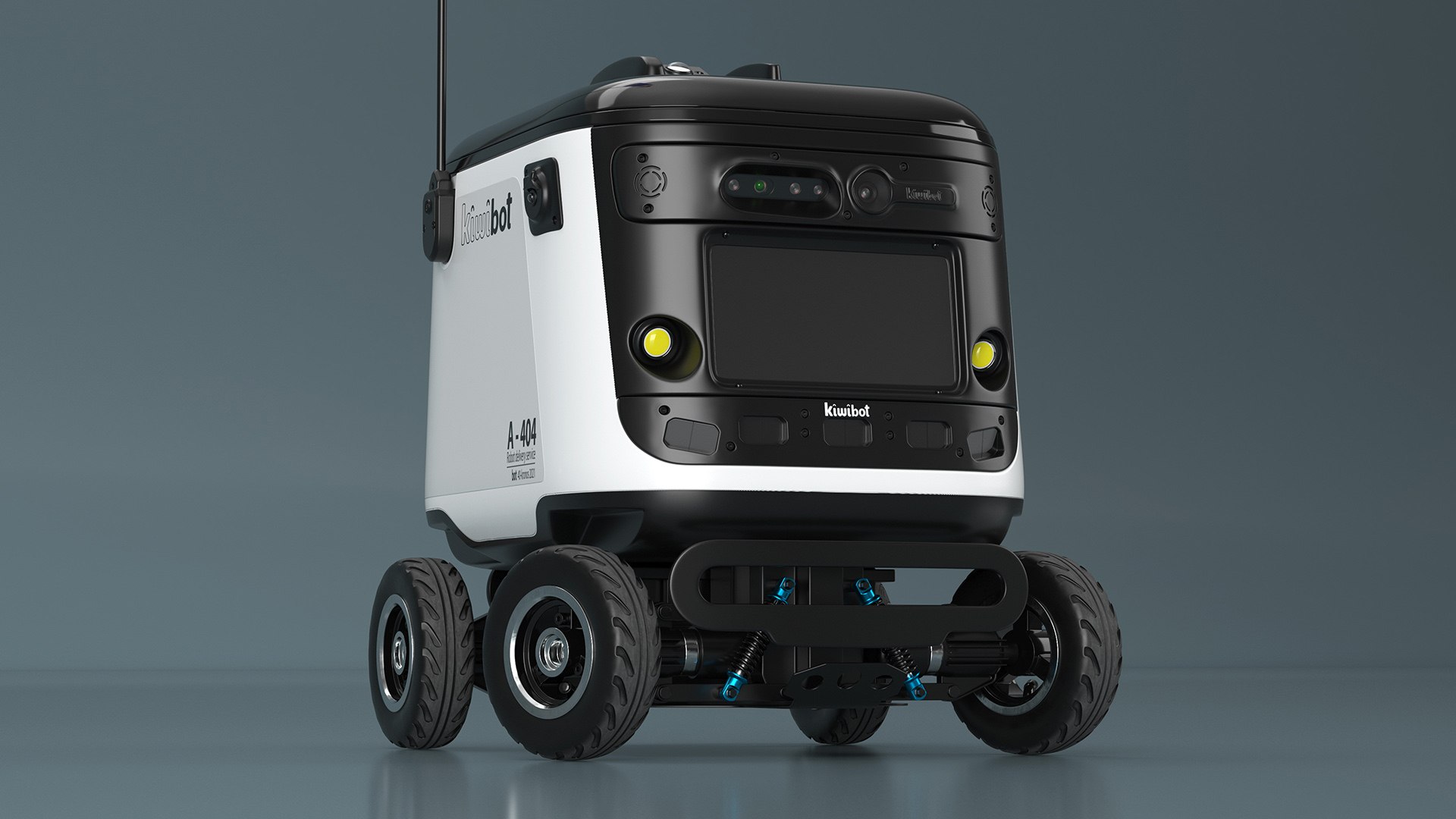 3D Model Powered Off Delivery Robot Kiwibot White - TurboSquid 2256026