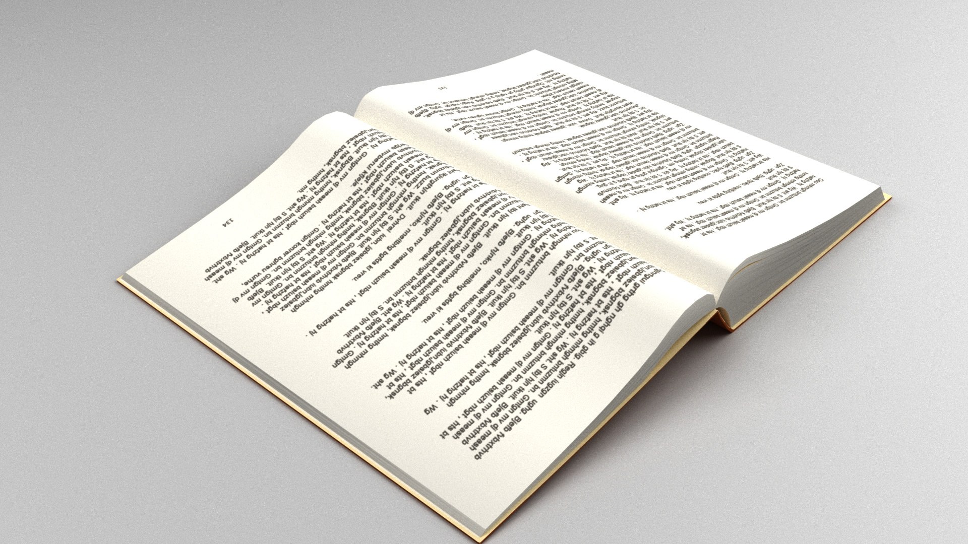 3D Open Book - TurboSquid 1642404