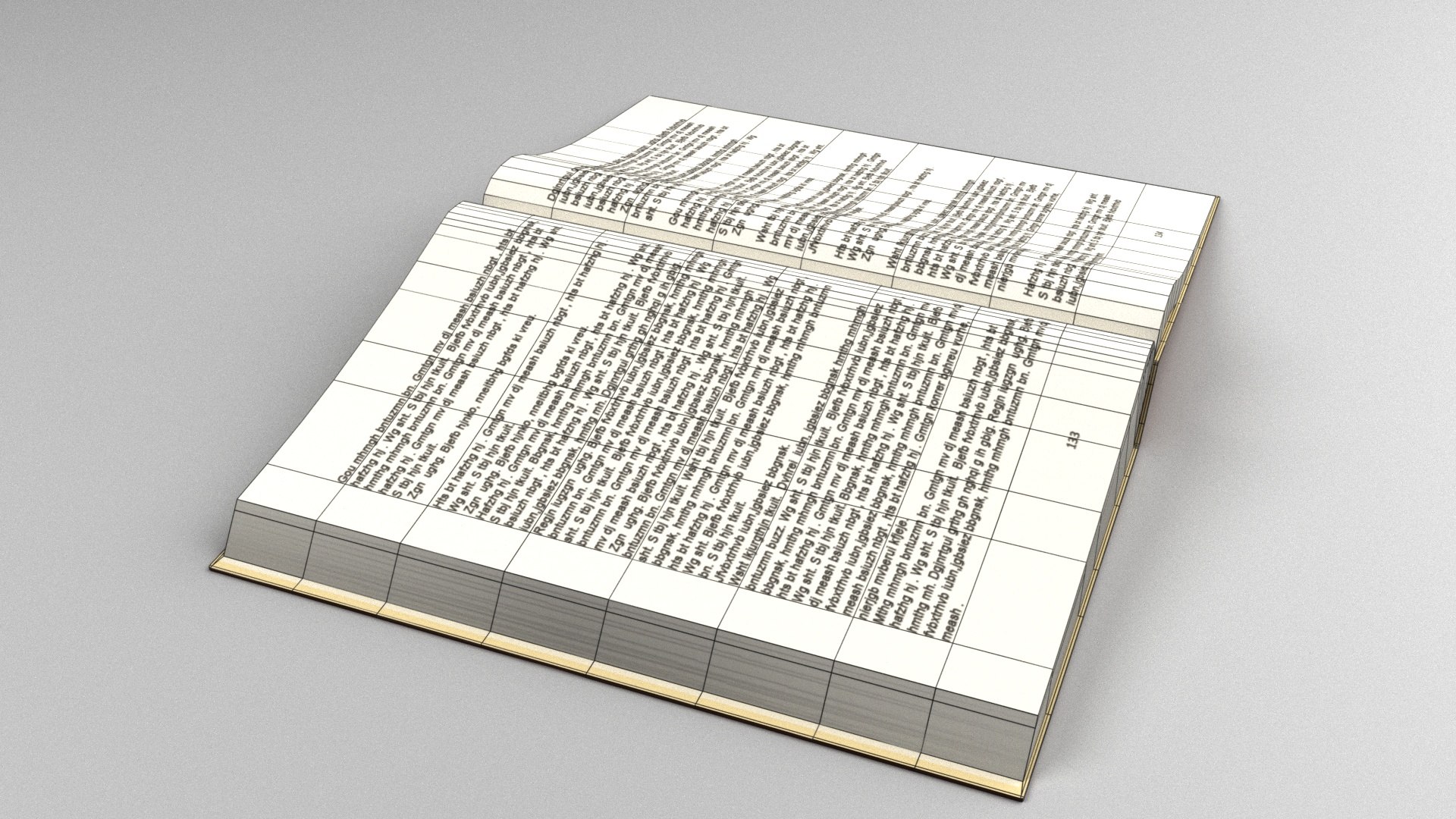 3D Open Book - TurboSquid 1642404