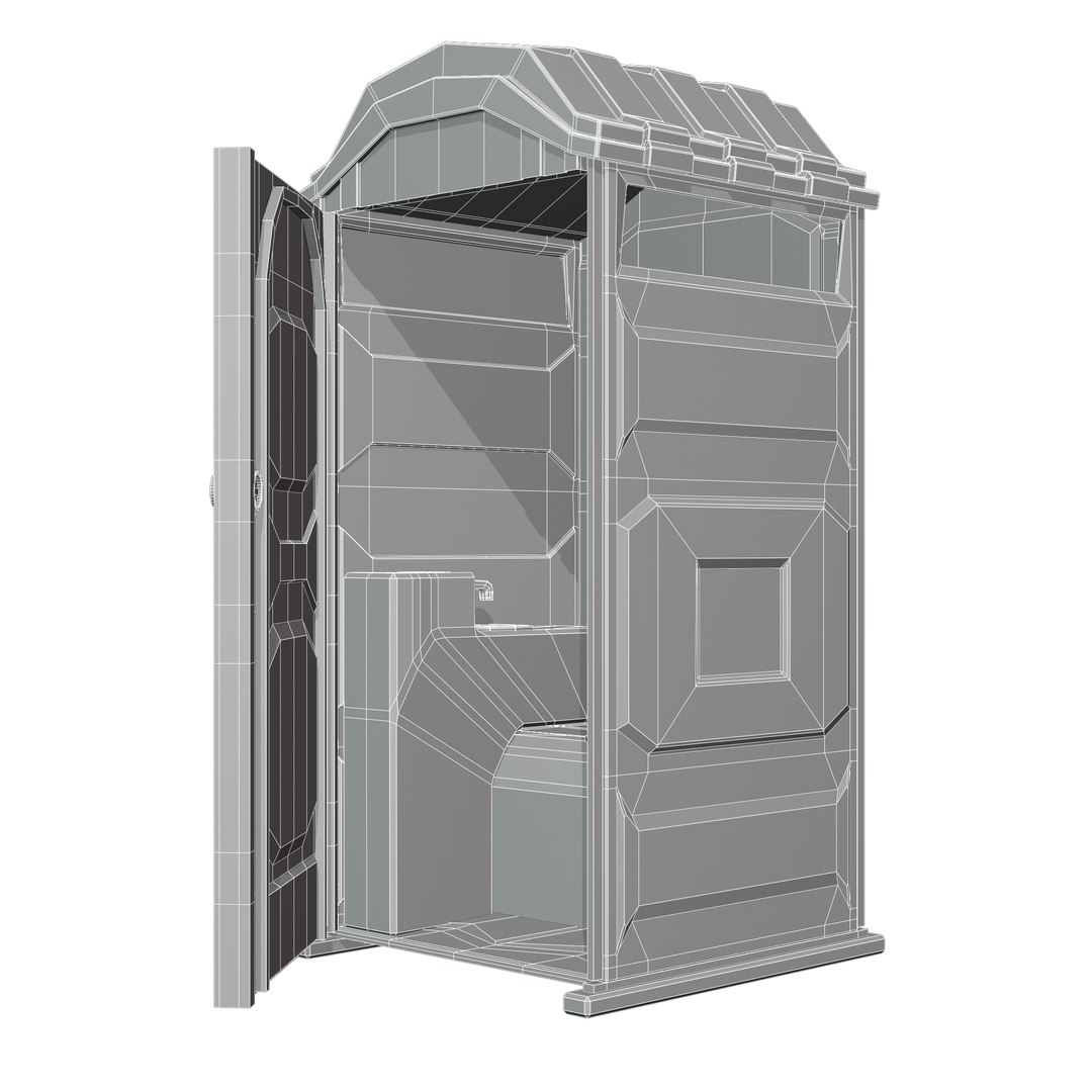 3D Porta Potty Model - TurboSquid 2226032
