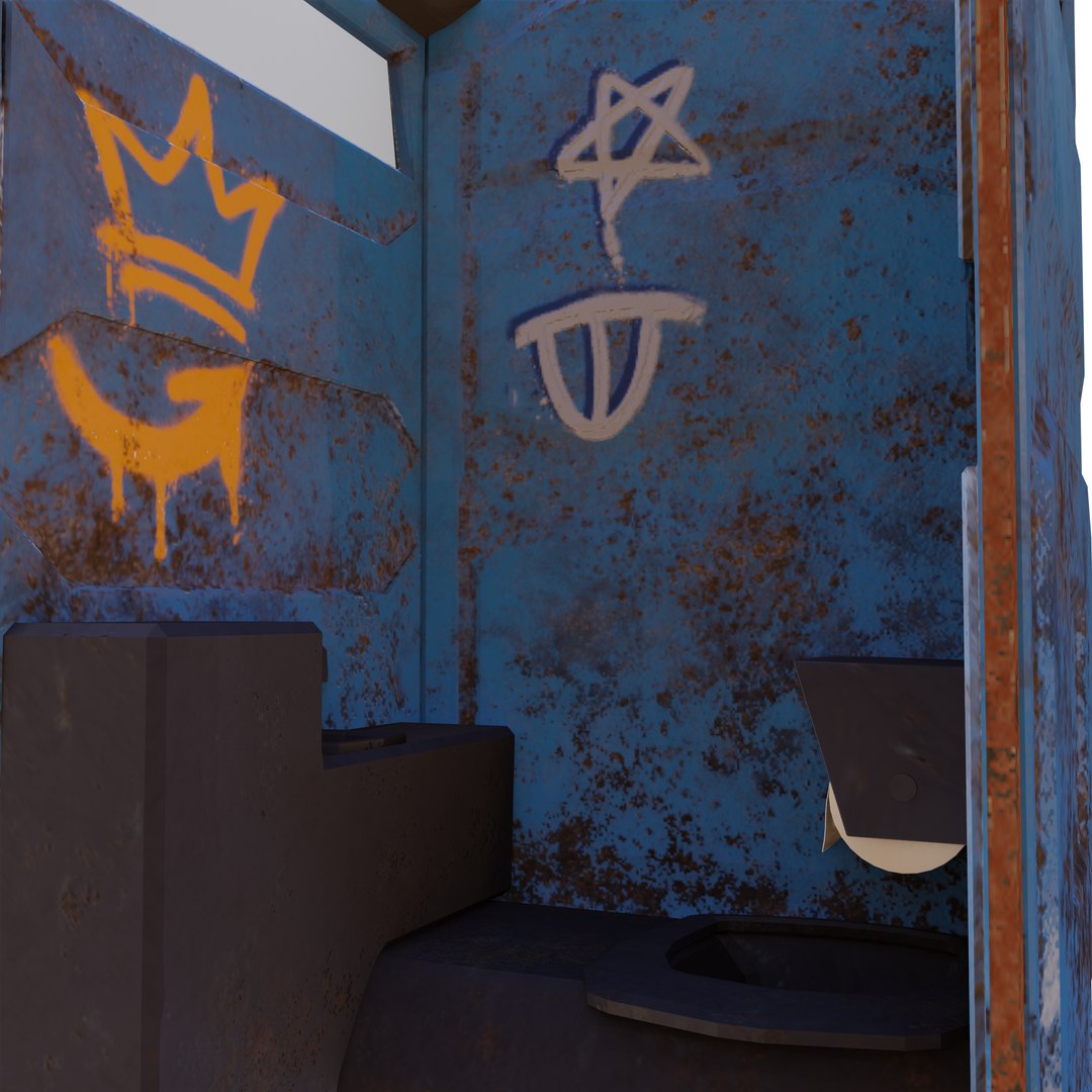 3D Porta Potty Model - TurboSquid 2226032