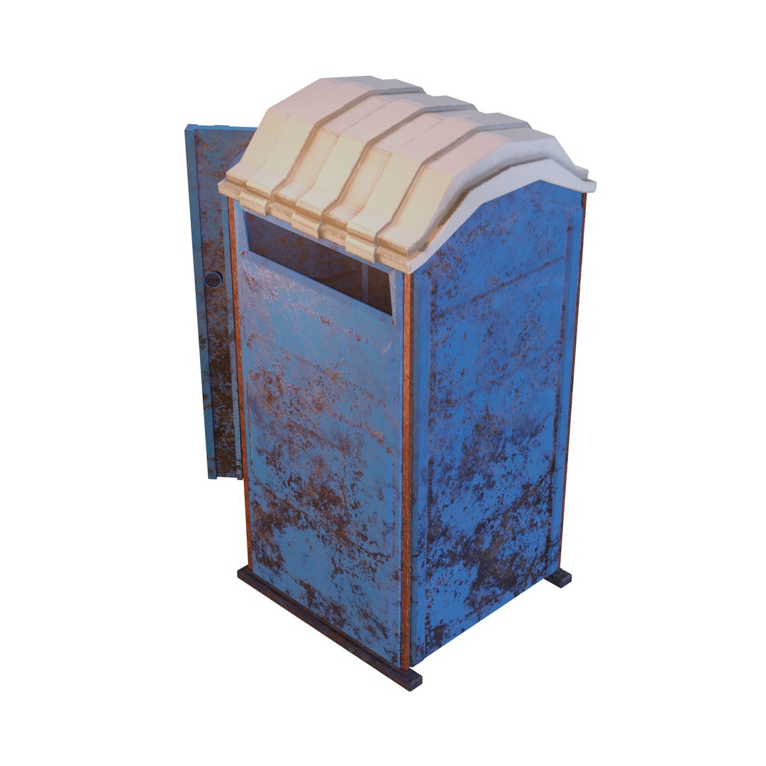 3D Porta Potty Model - TurboSquid 2226032