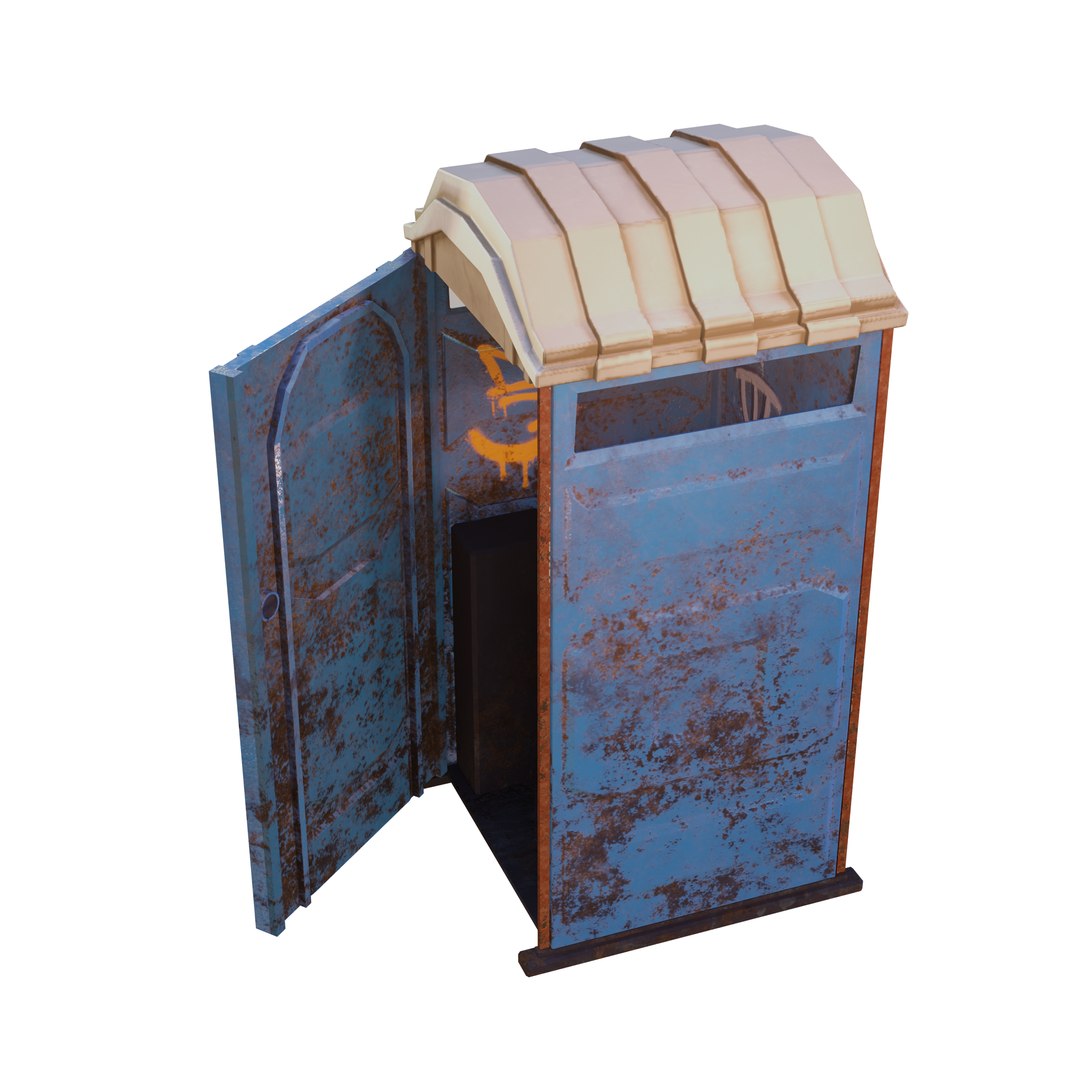 3D Porta Potty Model - TurboSquid 2226032
