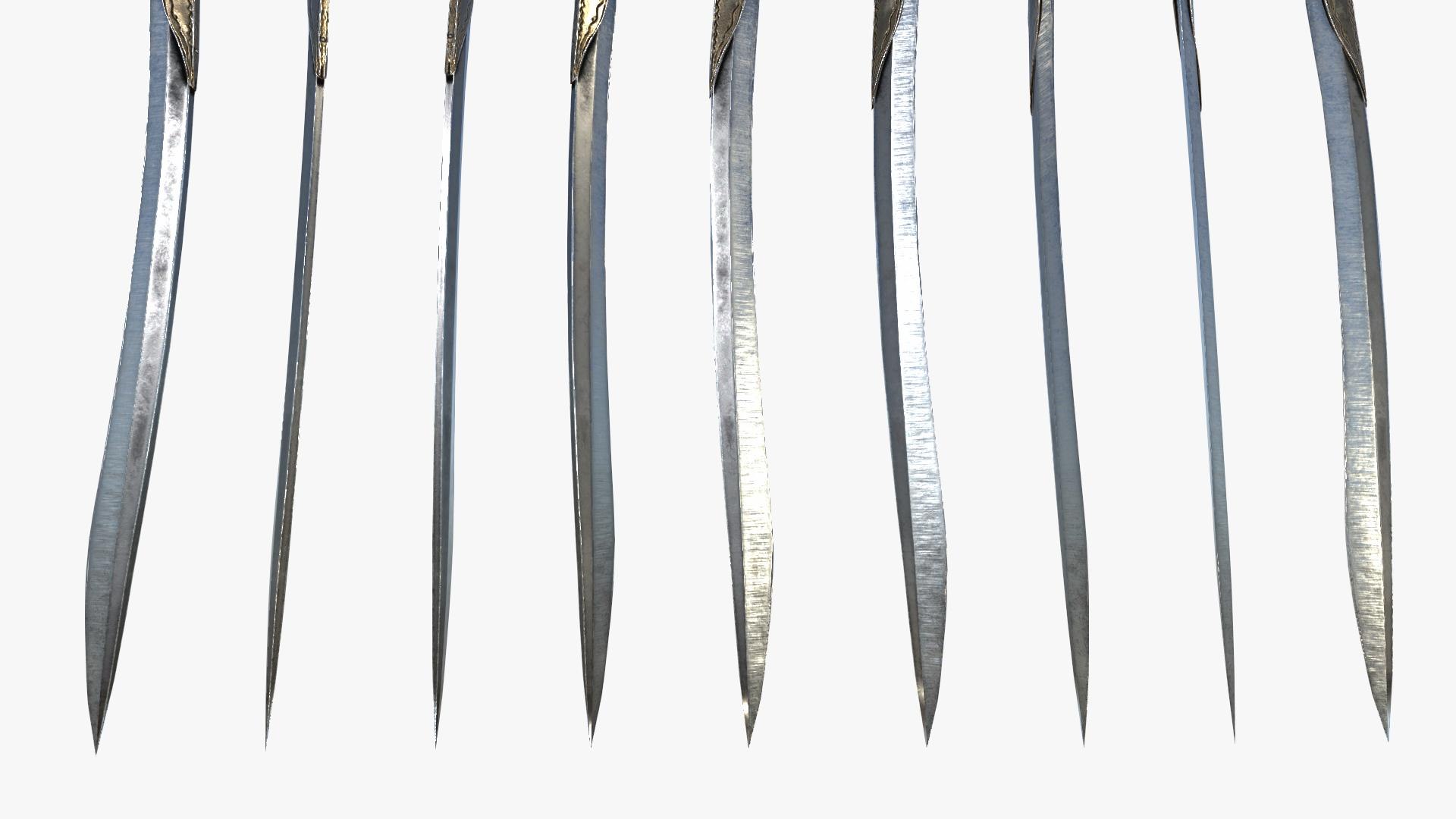 Fantasy Sword RPG Ottoman Yatagan Yataghan Ataghan Varsak Kilij Pusat ...