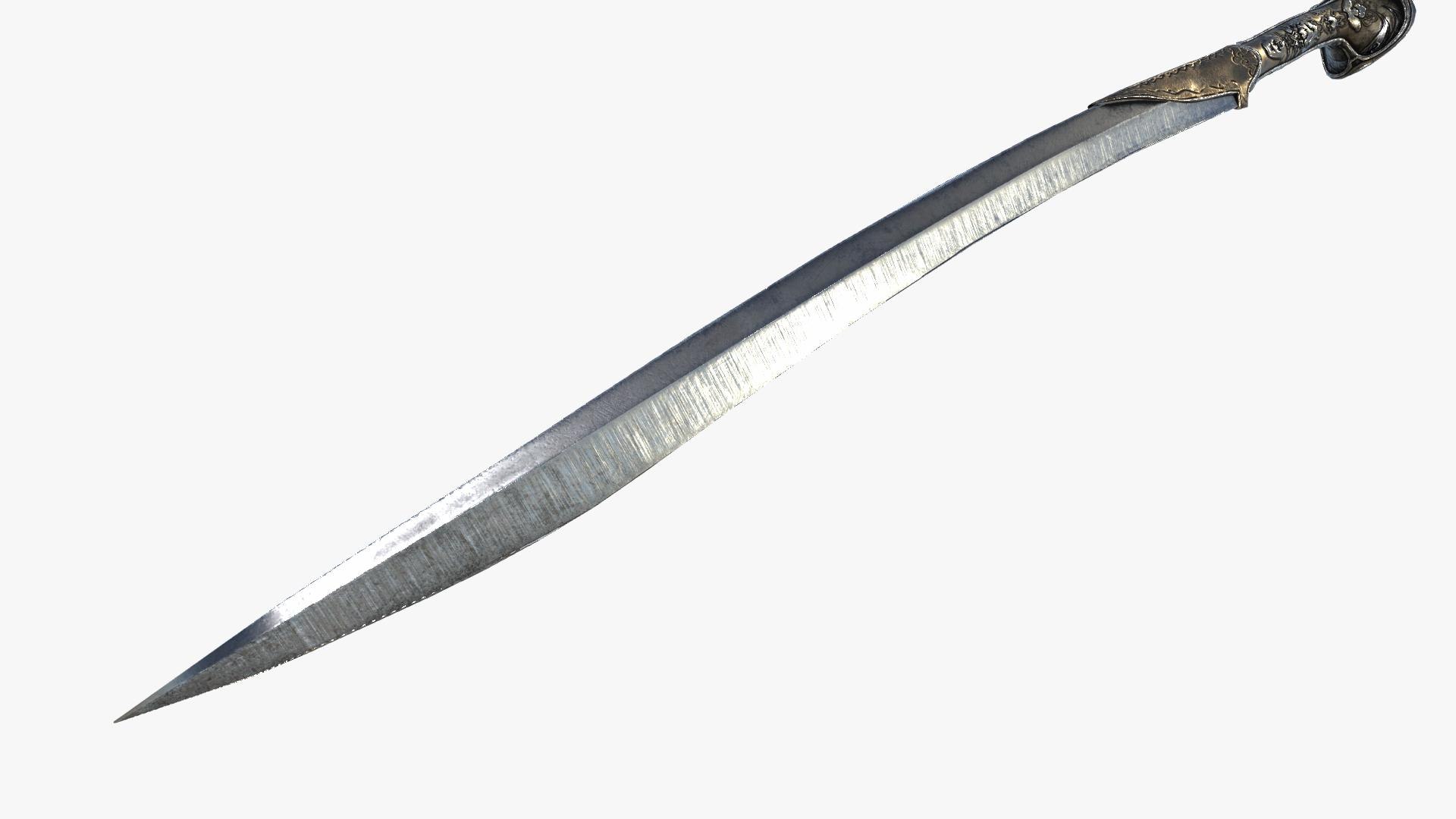 Fantasy Sword RPG Ottoman Yatagan Yataghan Ataghan Varsak Kilij Pusat ...