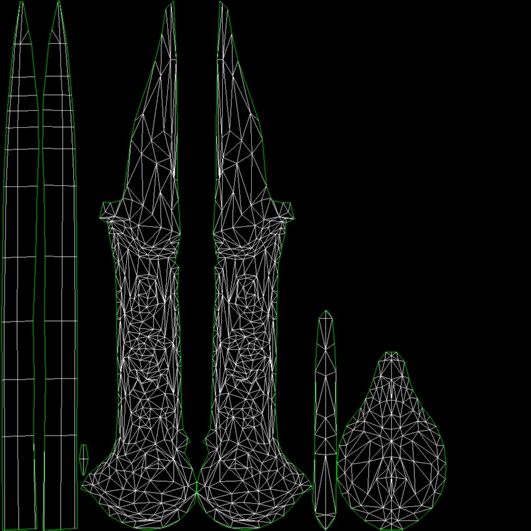 Fantasy Sword RPG Ottoman Yatagan Yataghan Ataghan Varsak Kilij Pusat ...