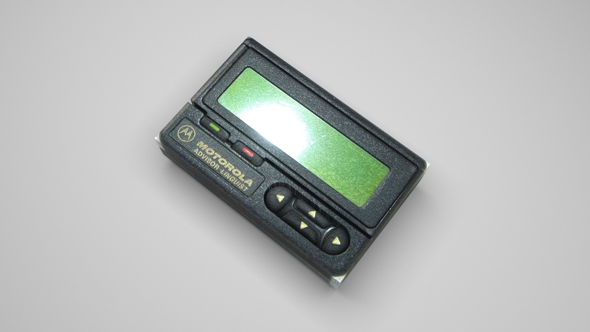 Alphanumeric Pager 3D Model - TurboSquid 1909455