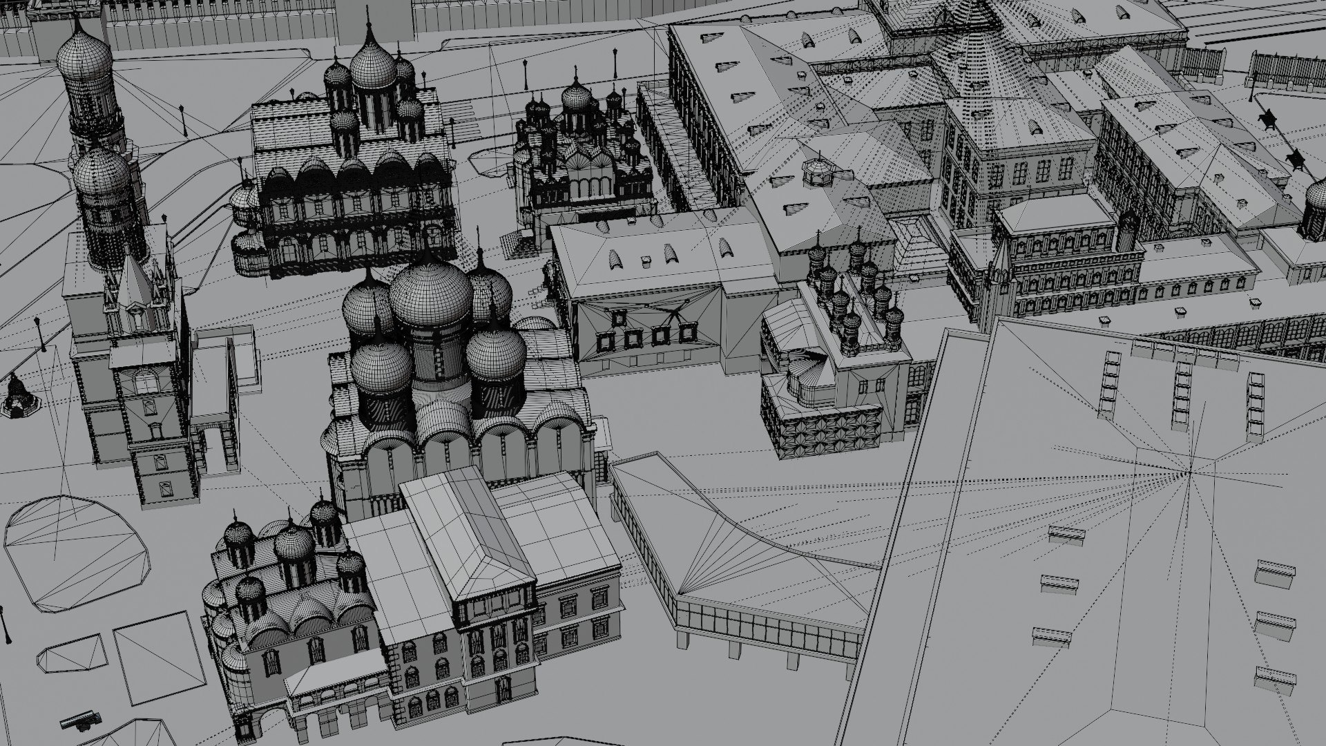 Moscow Kremlin Model - TurboSquid 1875536
