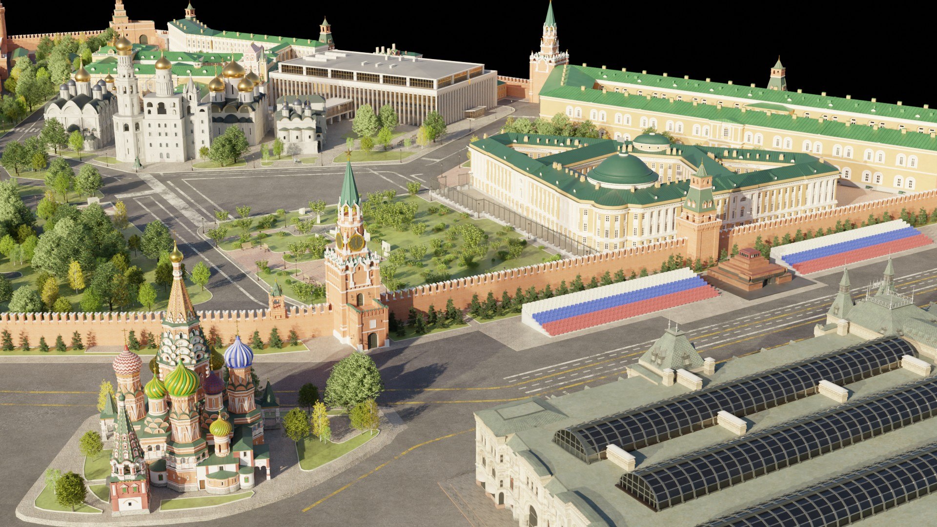Moscow Kremlin Model - TurboSquid 1875536