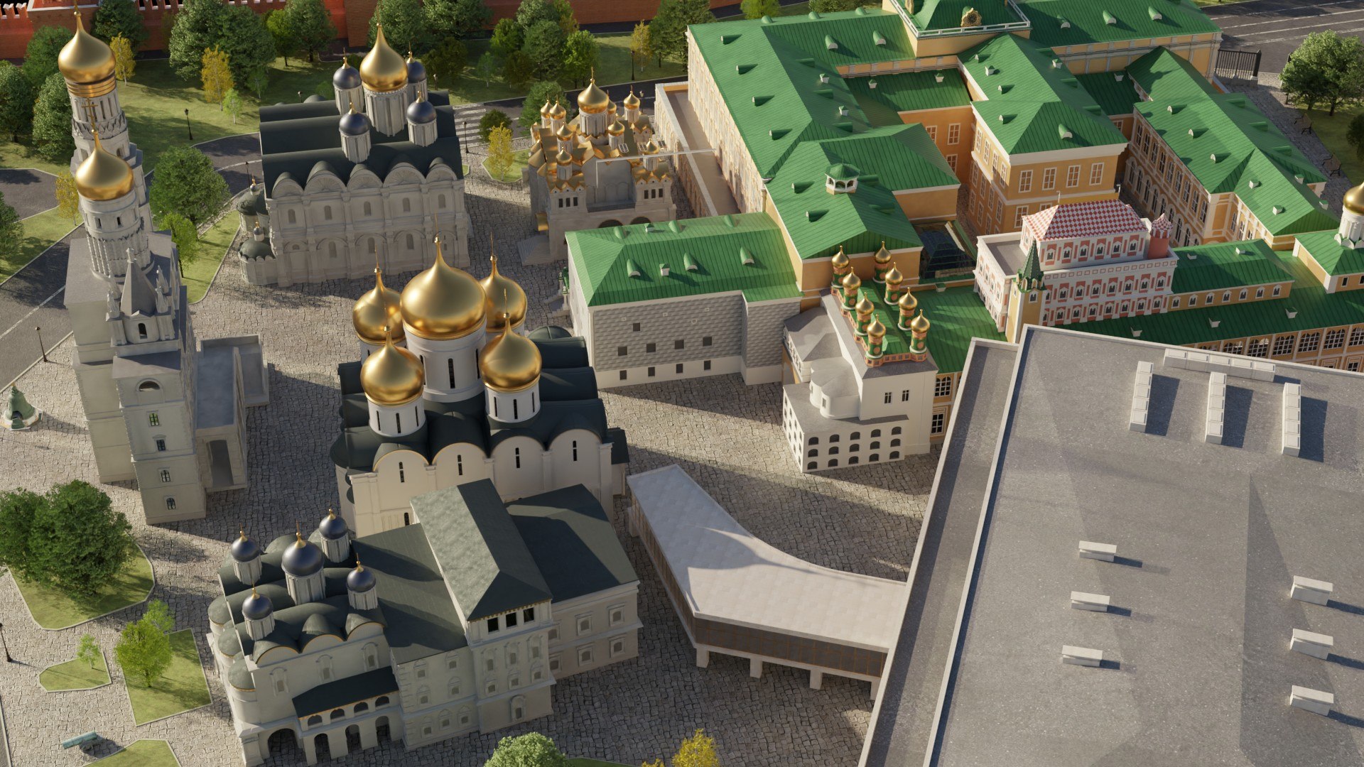 Moscow Kremlin Model - TurboSquid 1875536