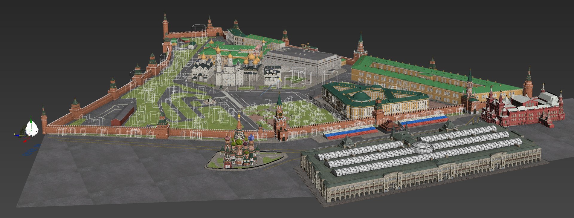 Moscow Kremlin Model - TurboSquid 1875536