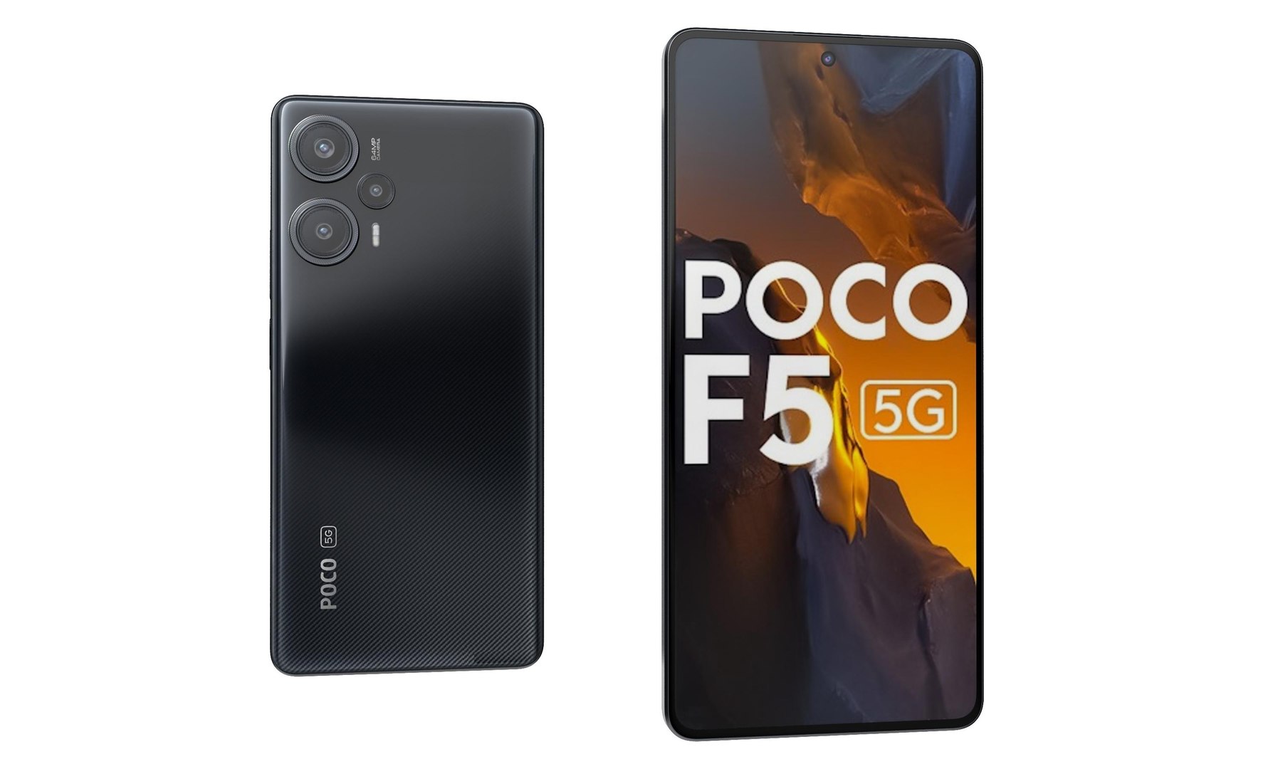 3D Xiaomi Poco F5 Black - TurboSquid 2082724