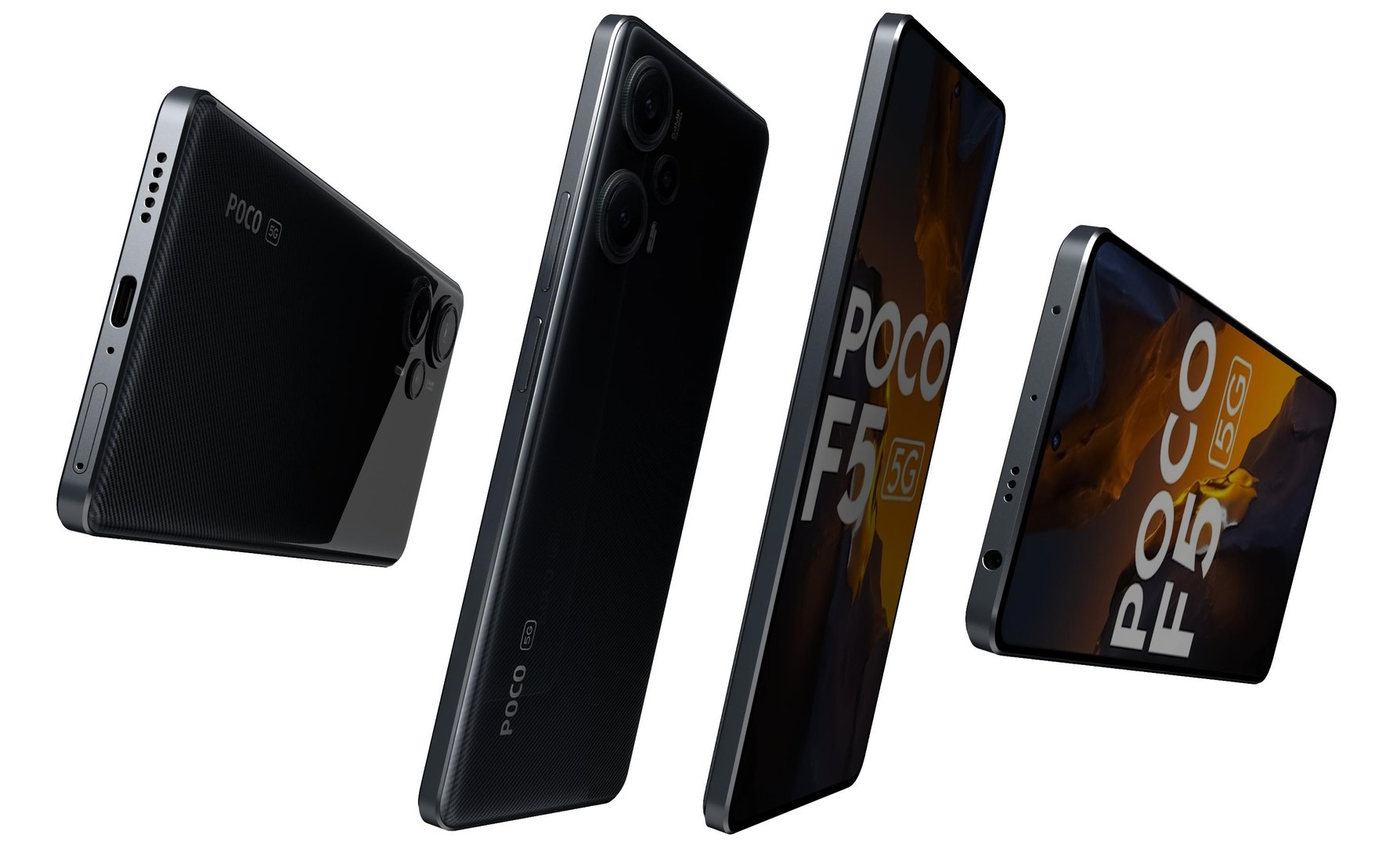 3D Xiaomi Poco F5 Black - TurboSquid 2082724