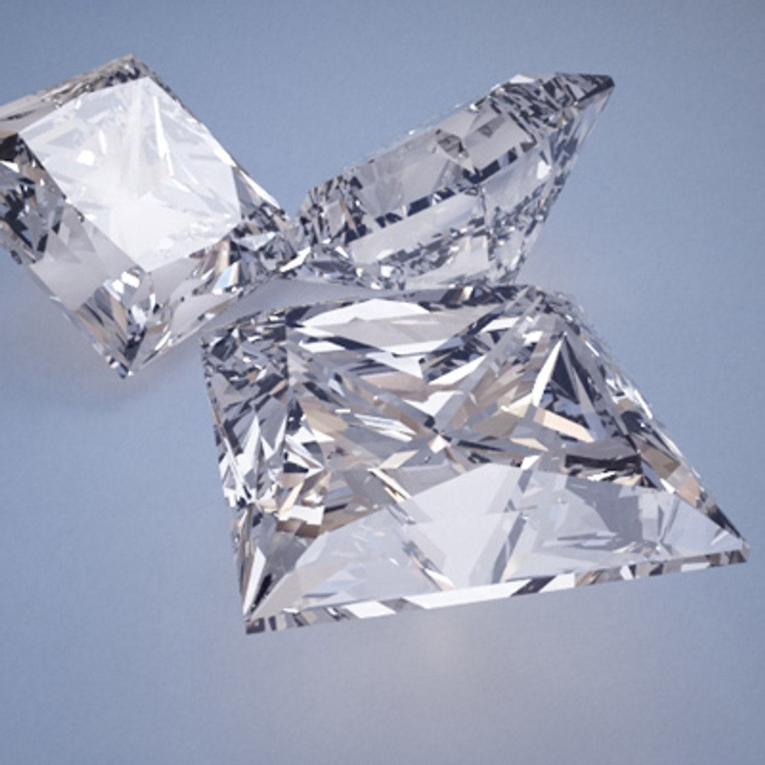 Diamond Princess Cut - 3d Model