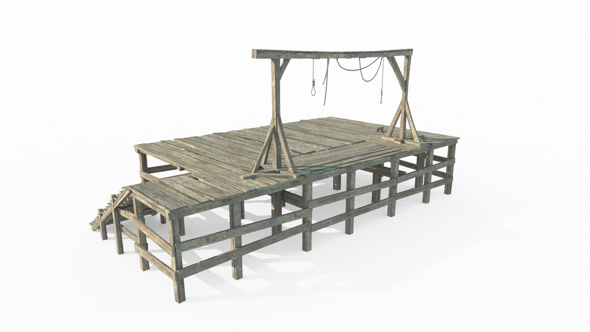 3D Ancient gibbet - TurboSquid 2178985
