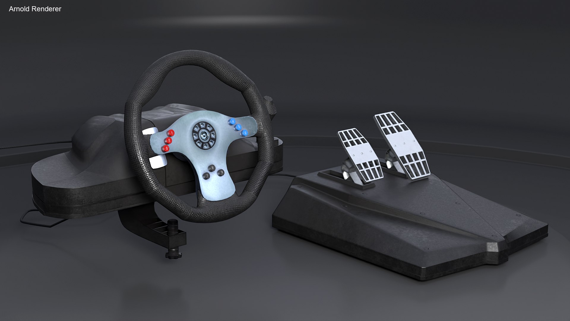 3D Model Gaming Wheel Controller - TurboSquid 2115480