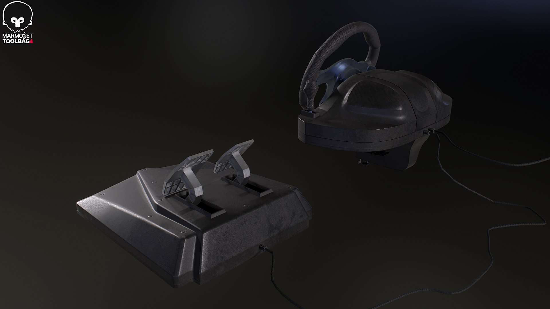 3D Model Gaming Wheel Controller - TurboSquid 2115480